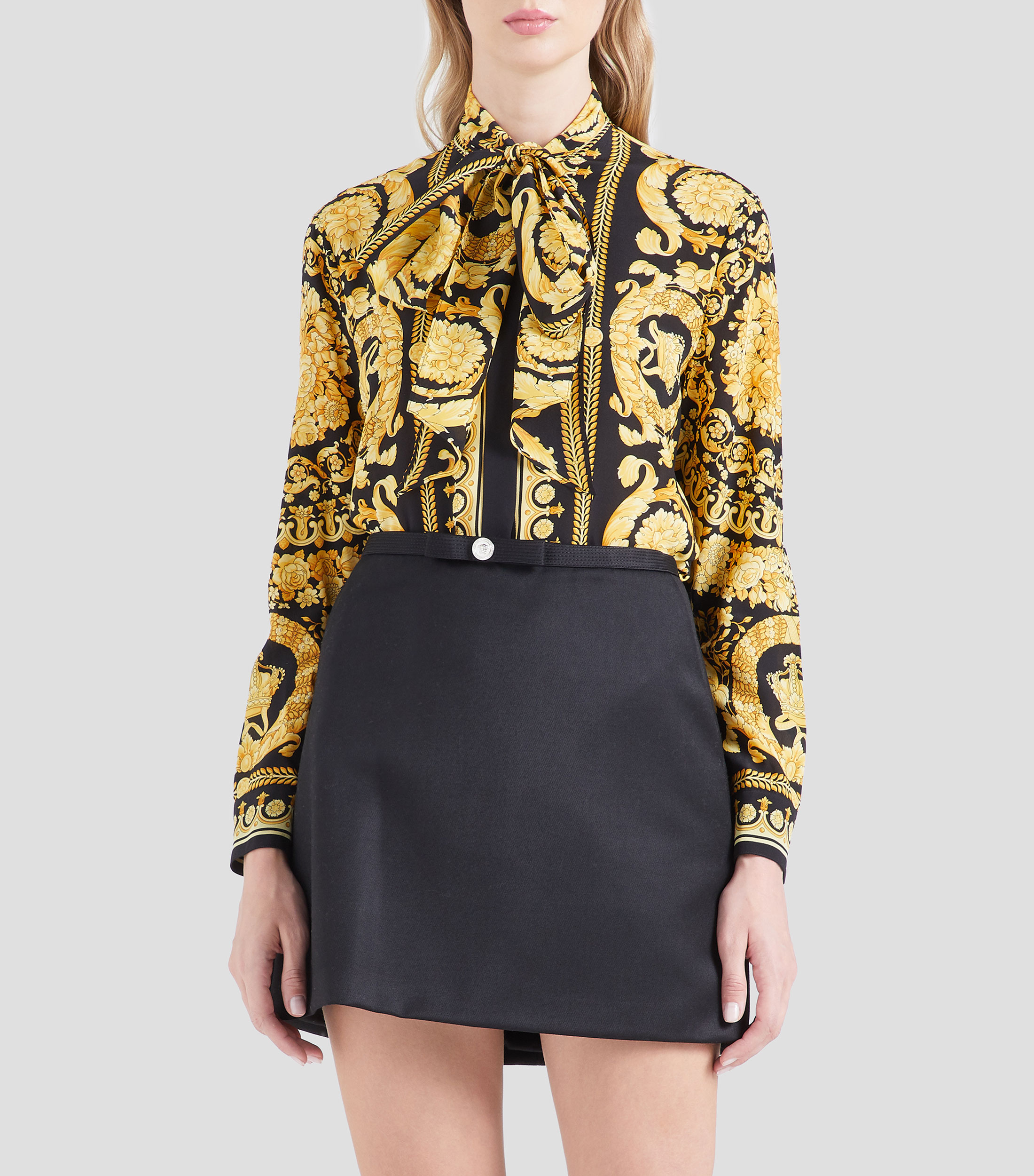 Versace | Camisa estampada con manga larga Mujer | El Palacio de Hierro