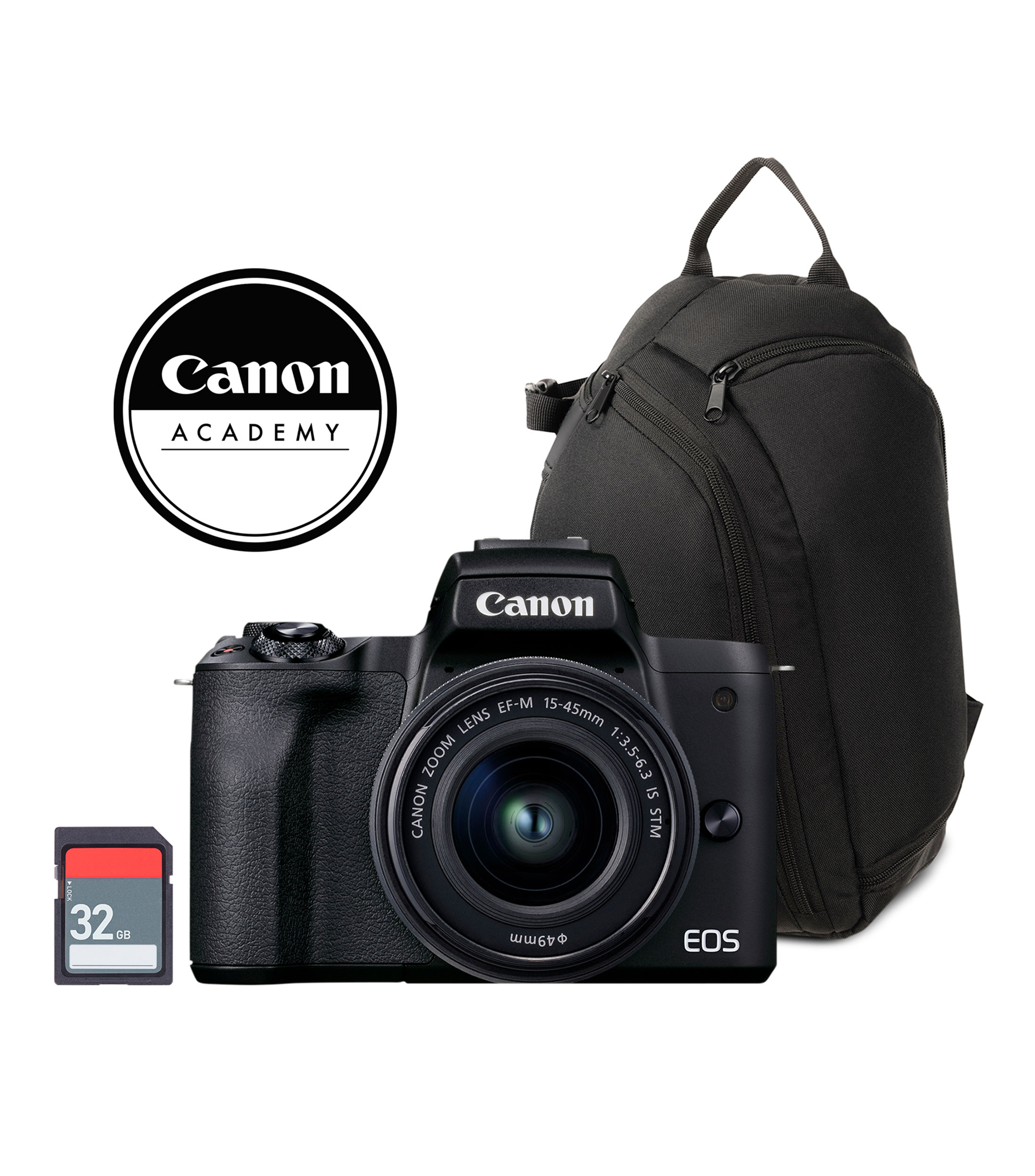 Canon Kit Cámara Digital EOS M50 Mark II + Maleta Canon 100S + Tarjeta ...