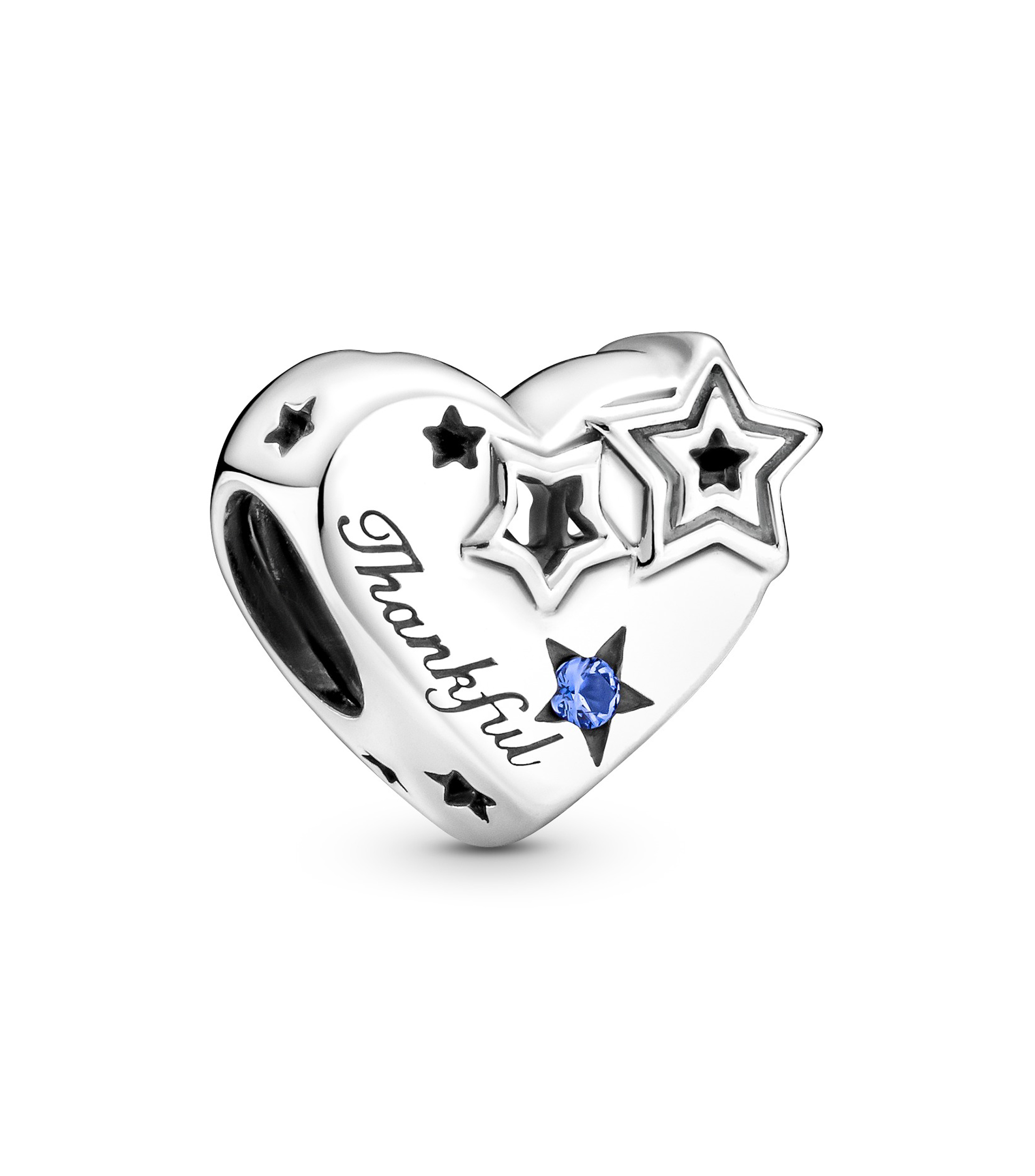 Pandora Charm en Plata Corazón Agradecido y Estrellas Mujer - El ...