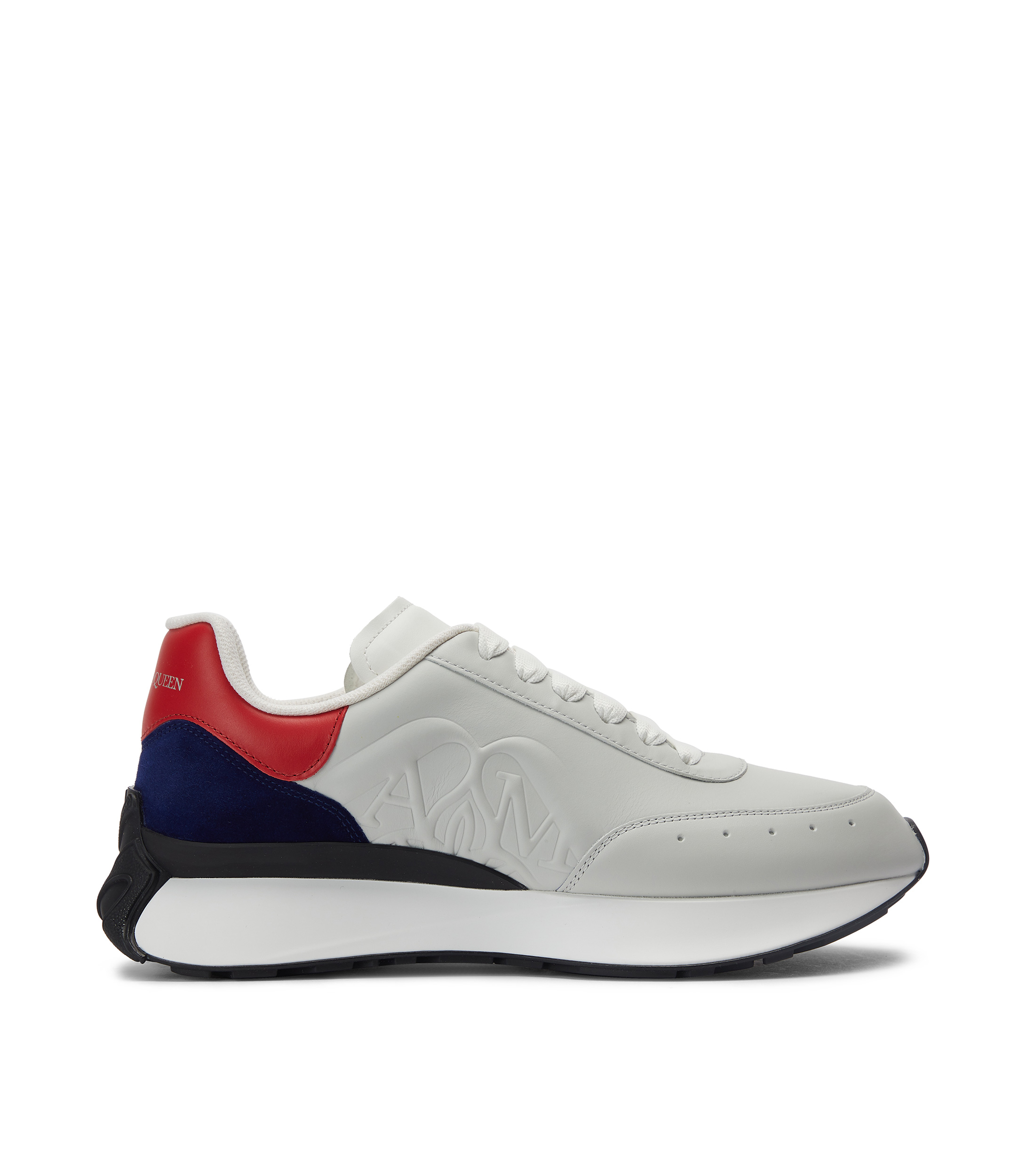 Alexander McQueen Tenis casuales con plataforma Sprint en piel Hombre ...