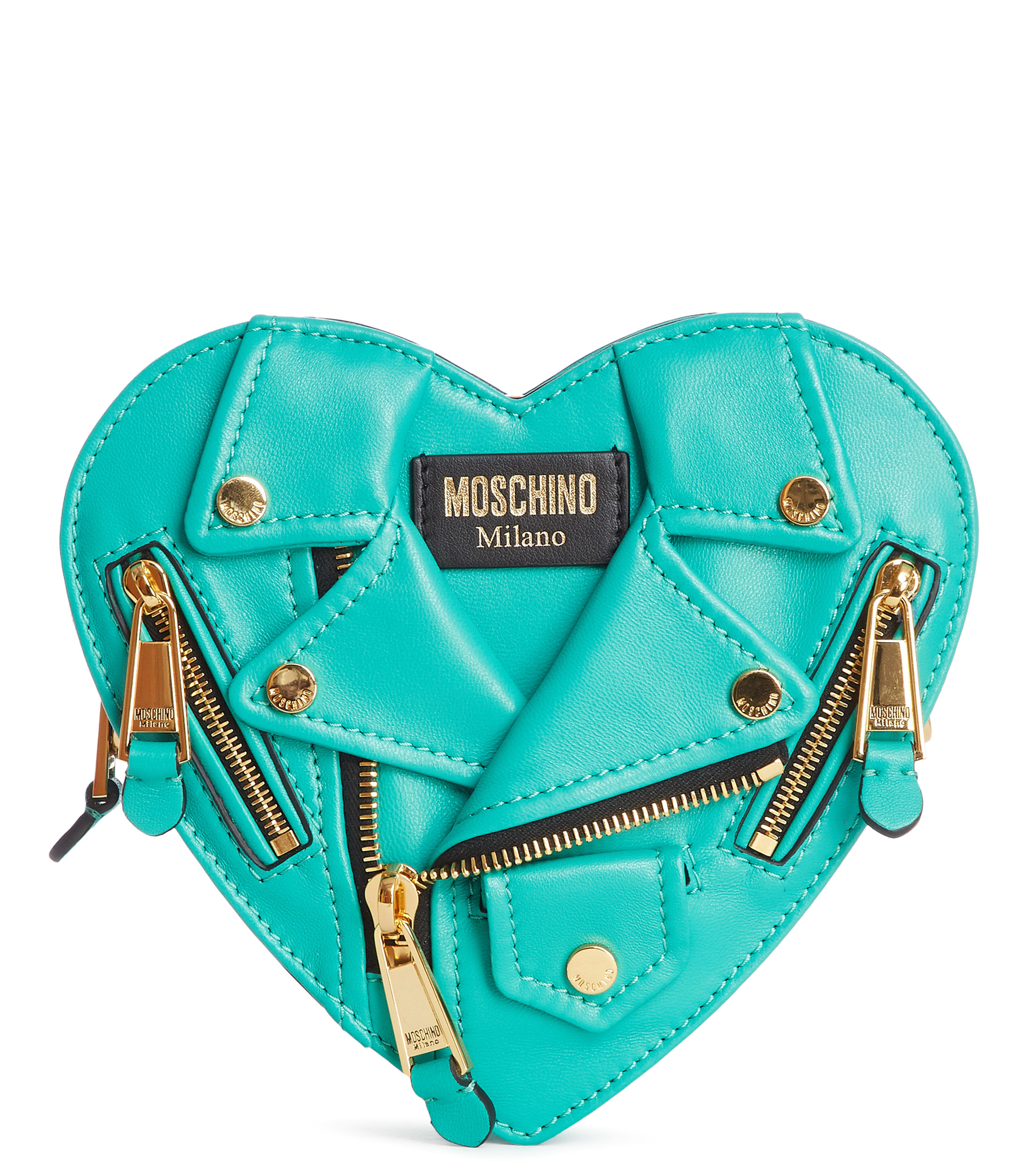 Moschino Bolso crossbody estilo biker de piel - El Palacio de Hierro