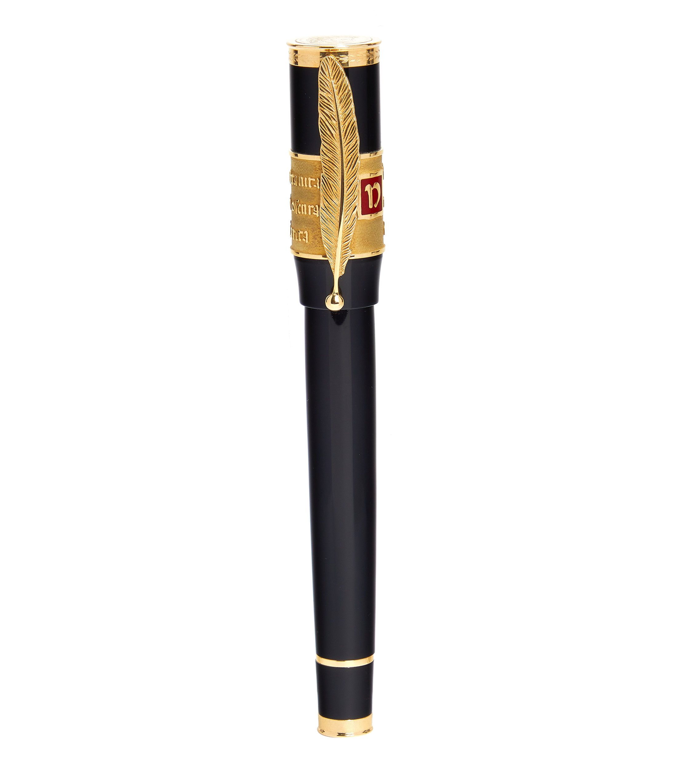 OMAS Pluma Rollerball Dante Alighieri Negra, Dorada - El Palacio de Hierro