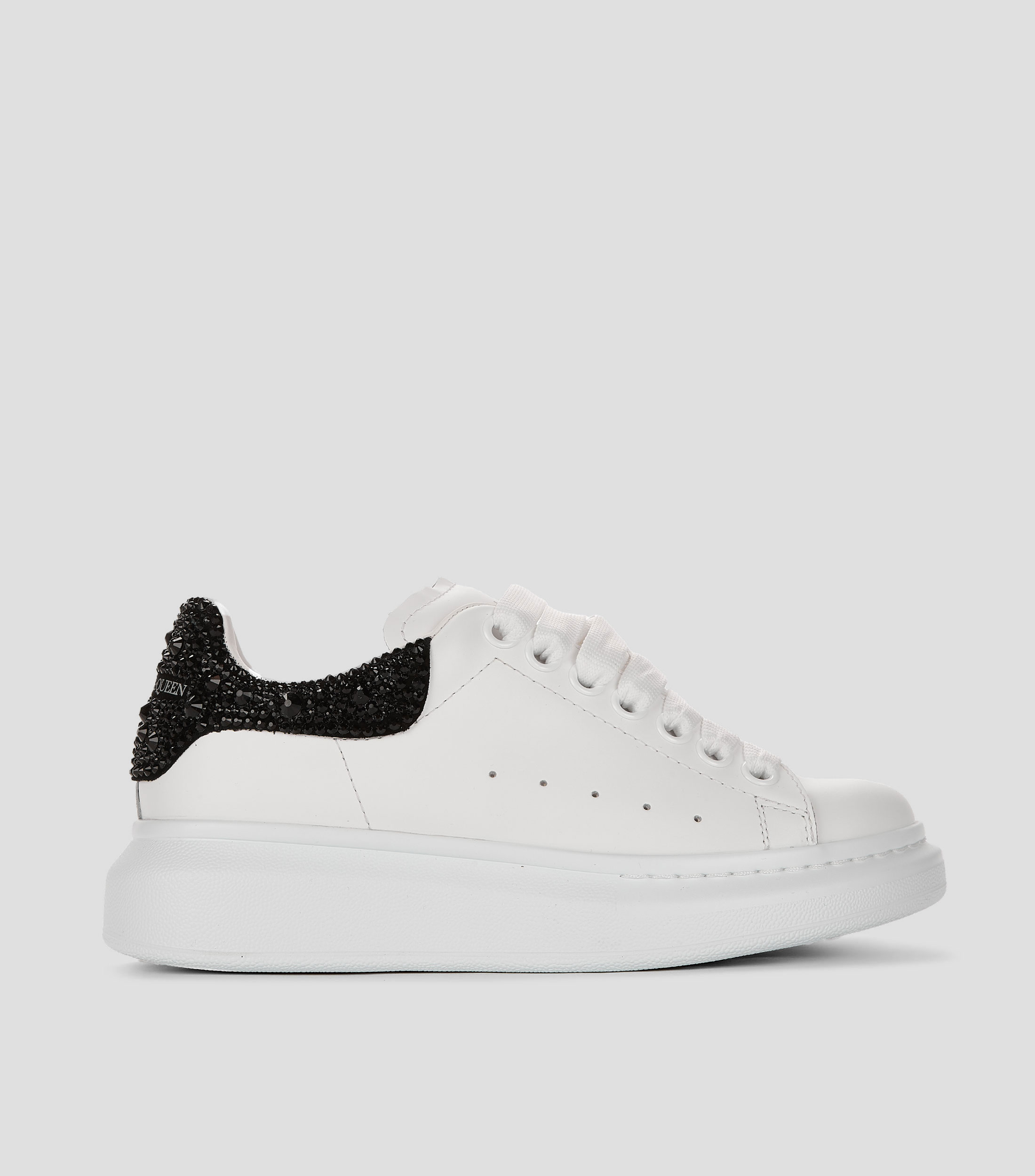 Alexander McQueen: Tenis casuales en piel Larry Mujer | El Palacio de ...
