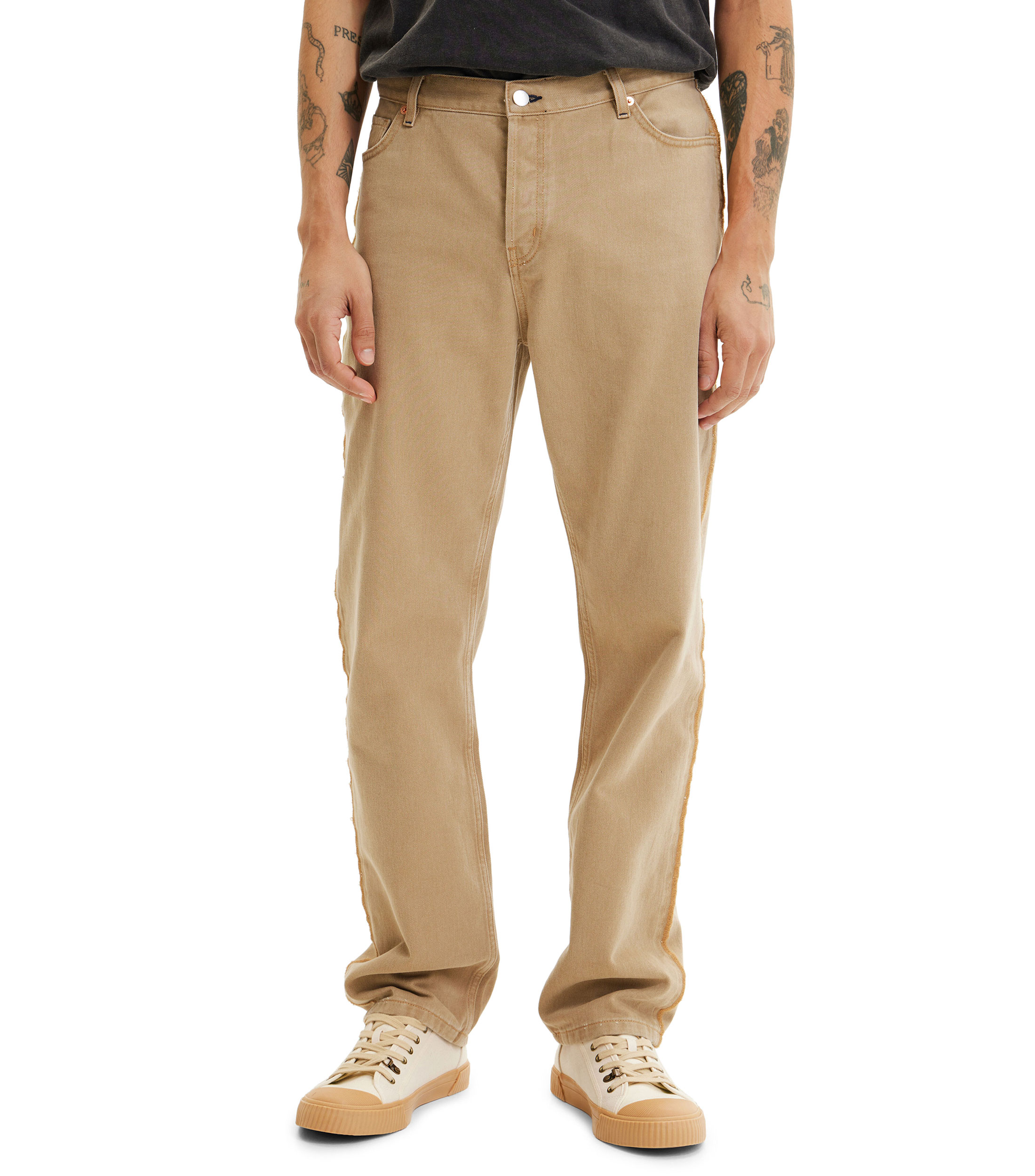 Desigual: Jeans Rex de corte recto café Hombre | El Palacio de Hierro