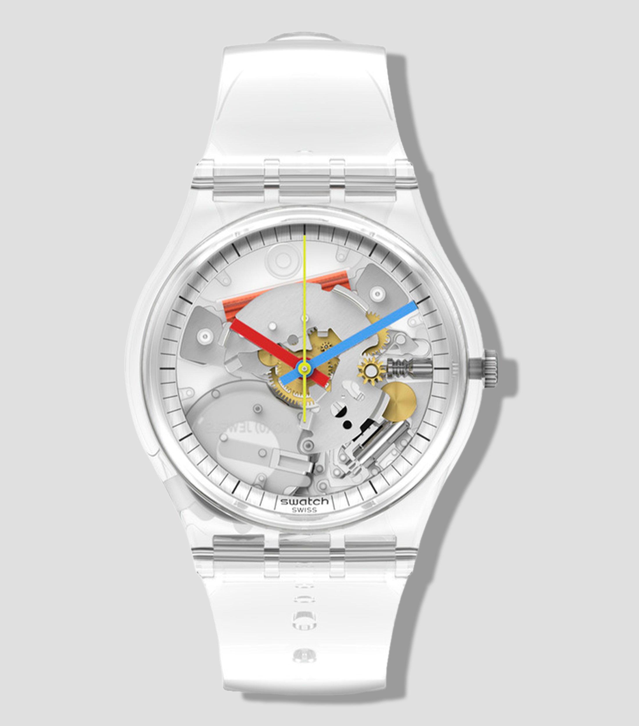 Swatch Reloj unisex Gent Biosourced Casual, Transparente - El Palacio ...