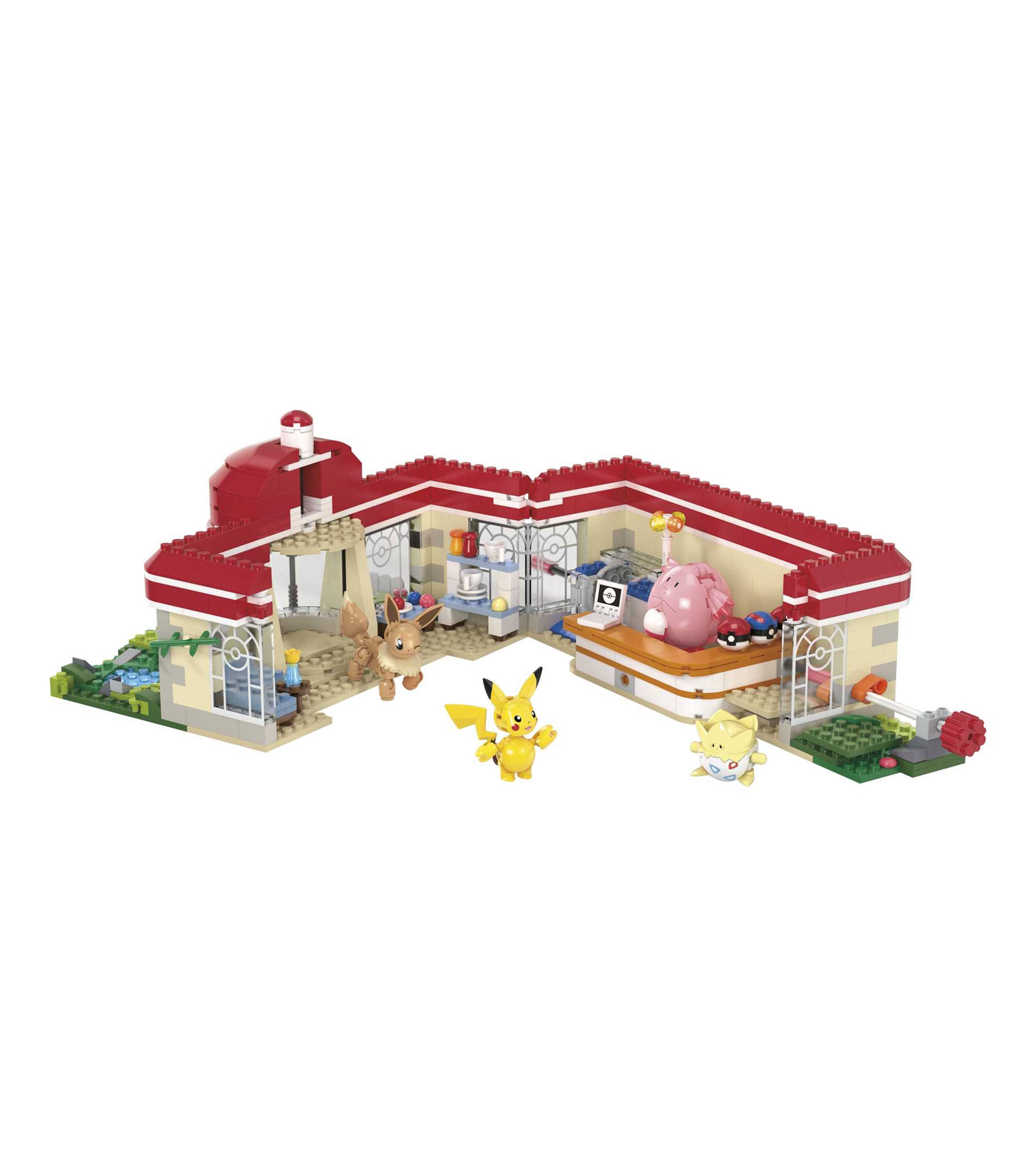 Mega Bloks: Pokémon Juguete de Construcción Pokémon Center Bosque | El ...