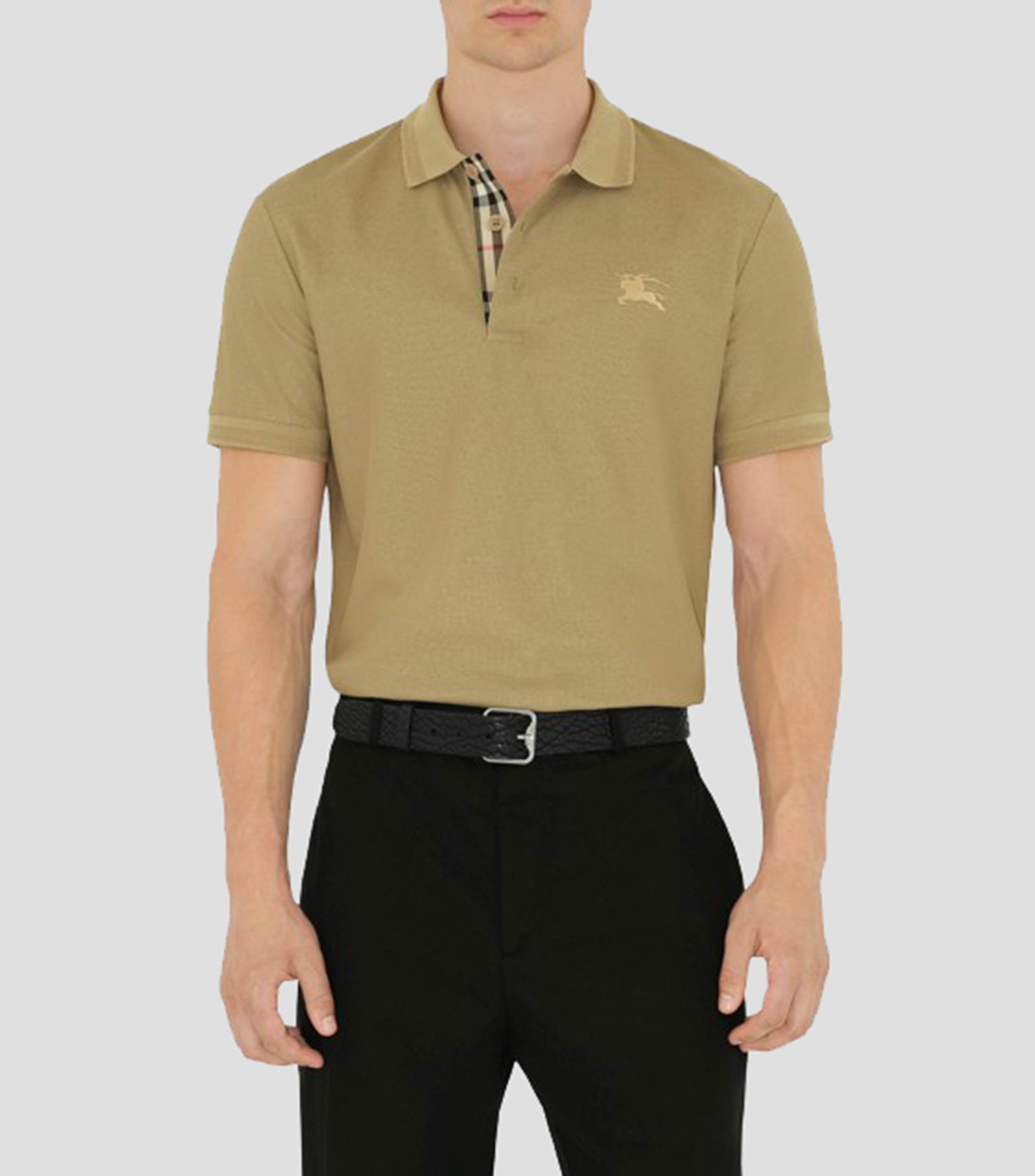Burberry Playera tipo polo lisa de manga corta Hombre |El Palacio de Hierro