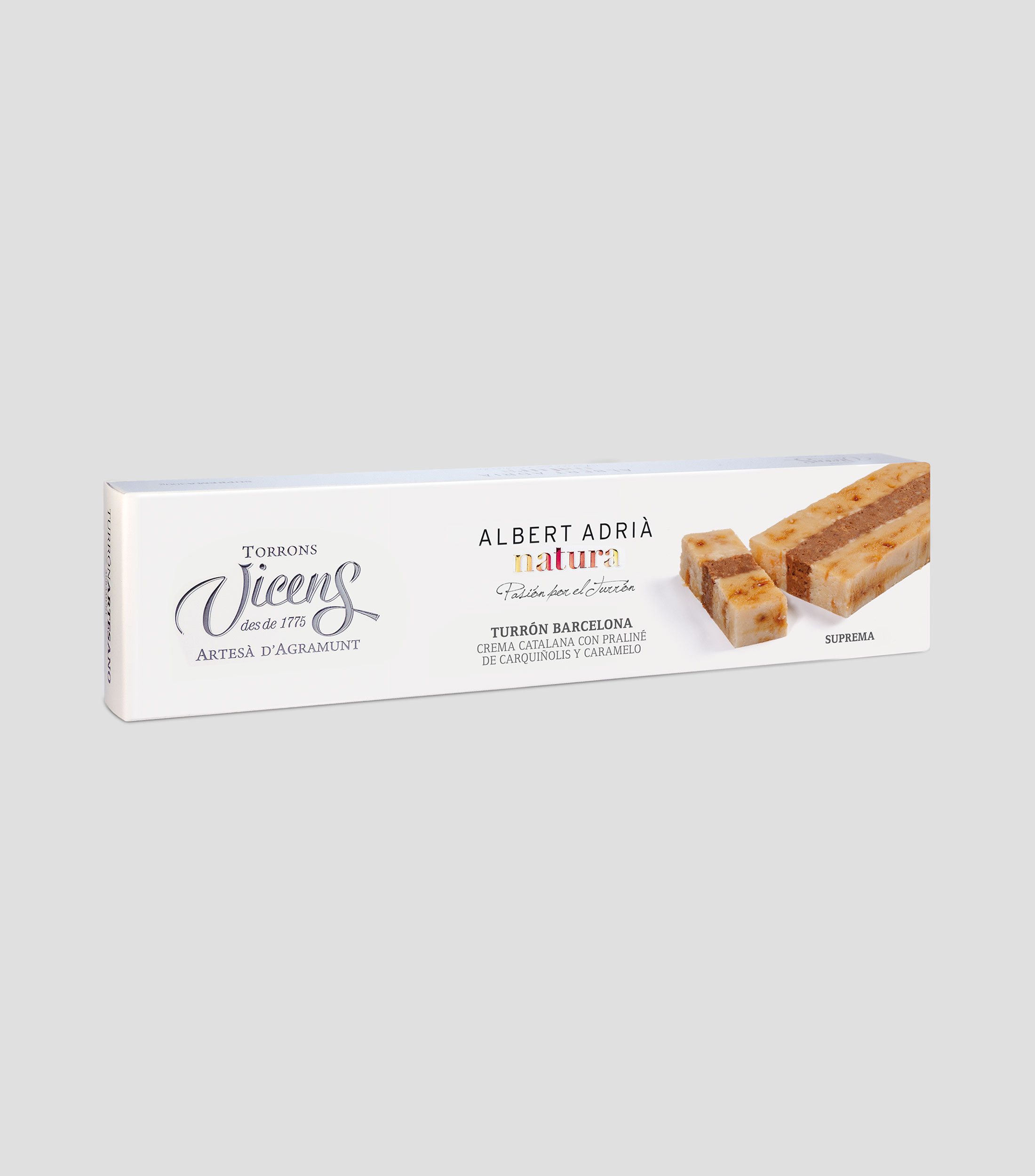 Torrons Vicens Turrón Barcelona Adrià Natura, 300 g - El Palacio de Hierro
