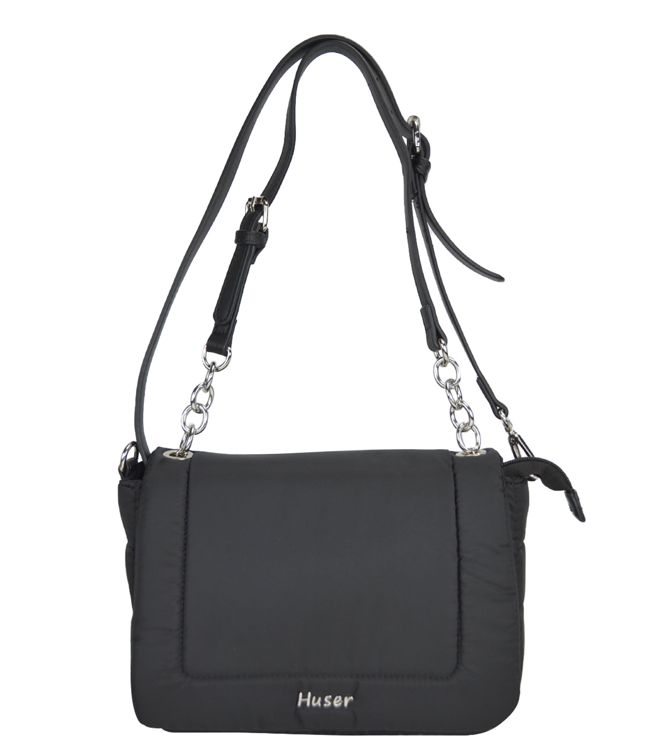Huser: Bolso crossbody negro Mujer | El Palacio de Hierro