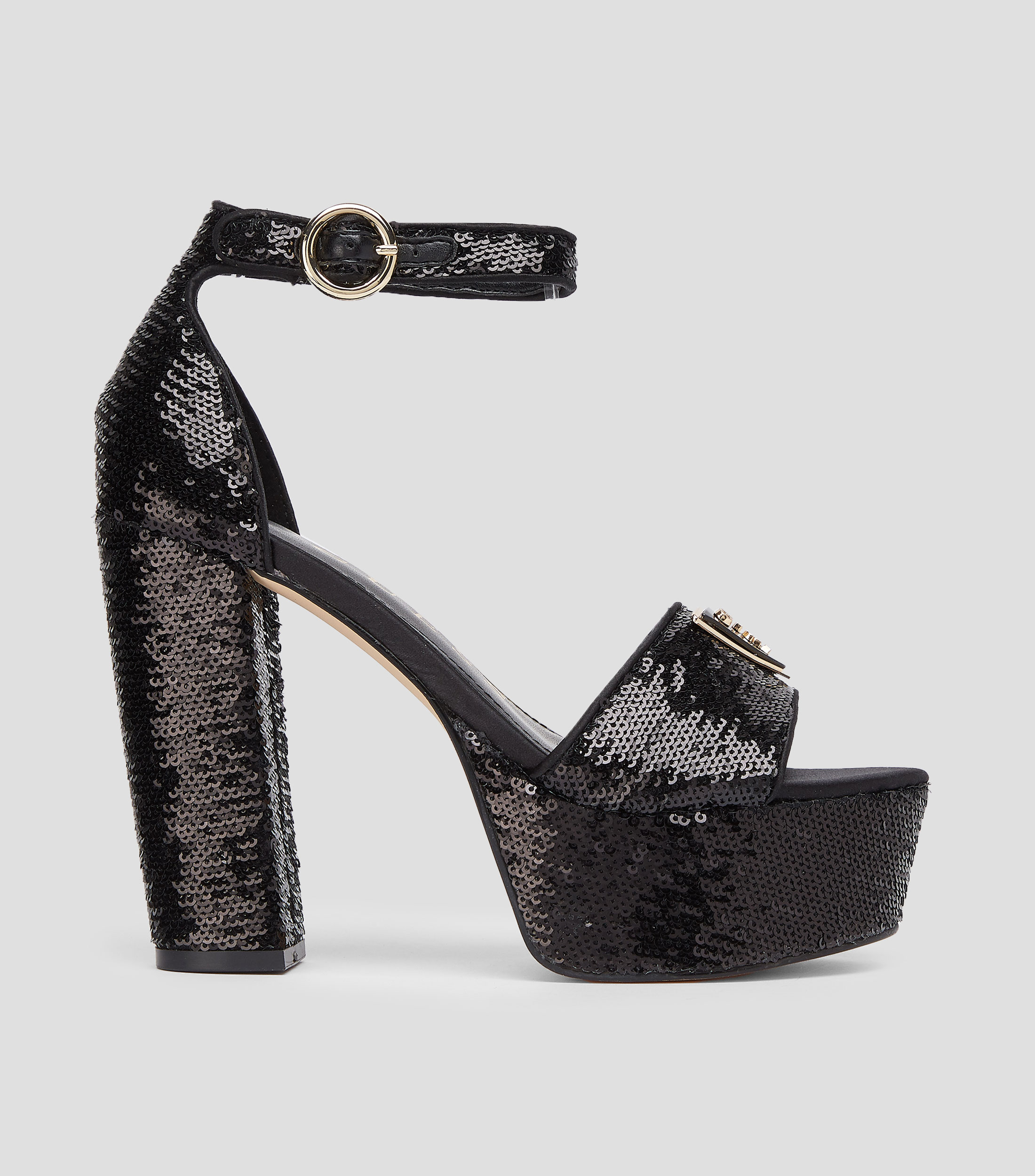 Guess Sandalias con tacón alto y plataforma Seton 6 Mujer | El Palacio ...