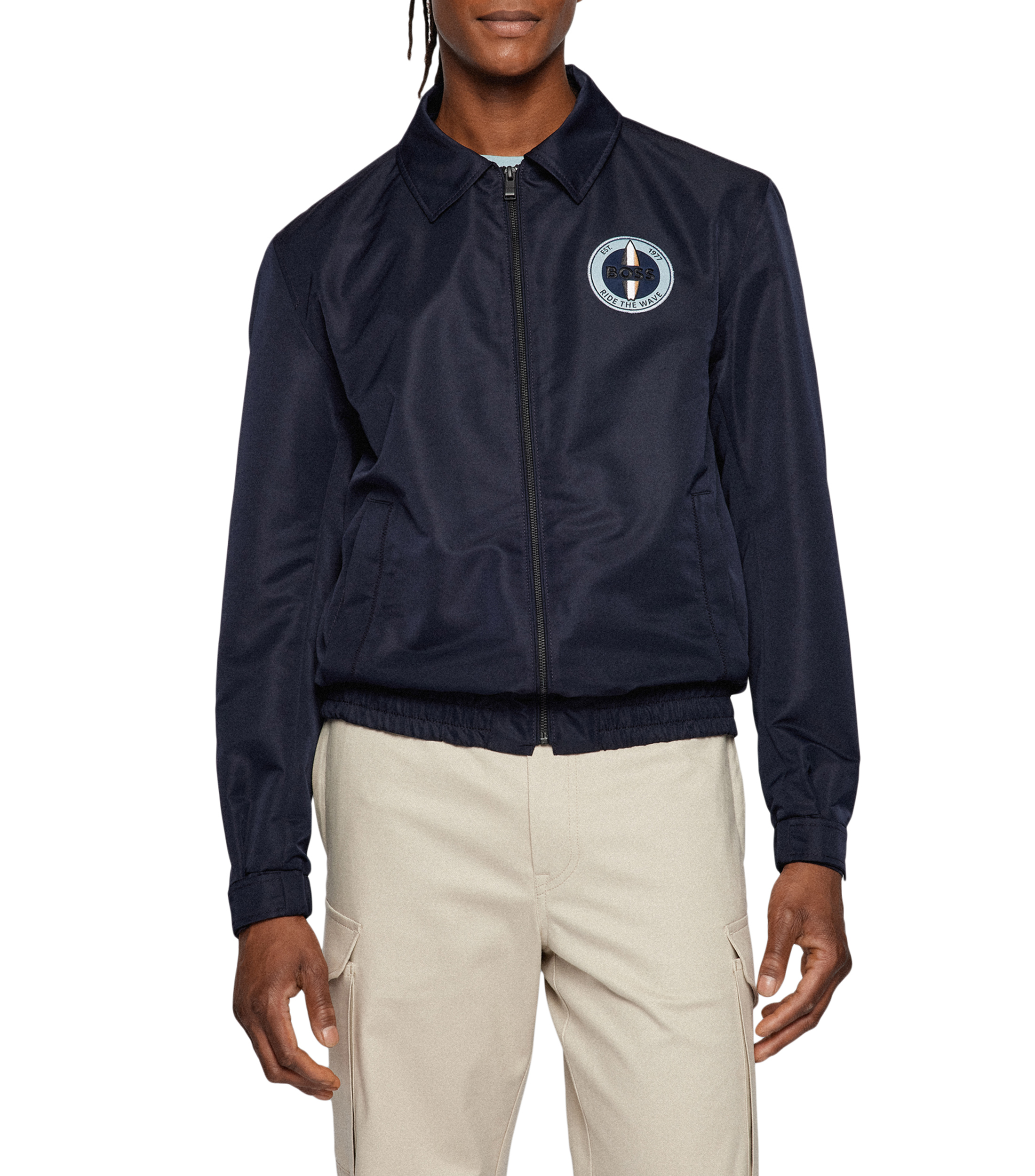 Boss Chamarra Boss con capucha y logo bordado Hombre - El Palacio de Hierro