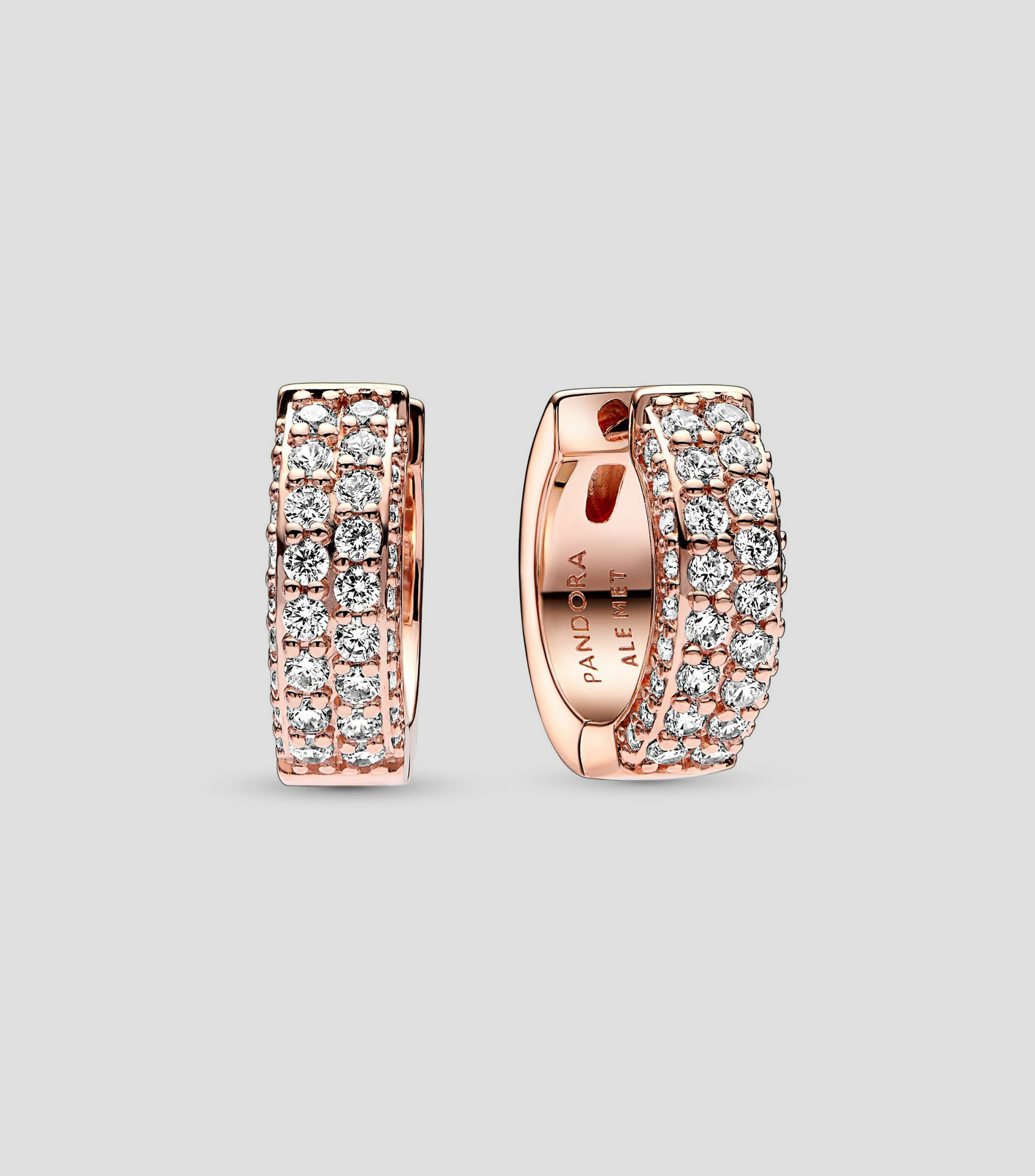 Pandora Aretes redondos con incrustaciones Mujer - El Palacio de Hierro