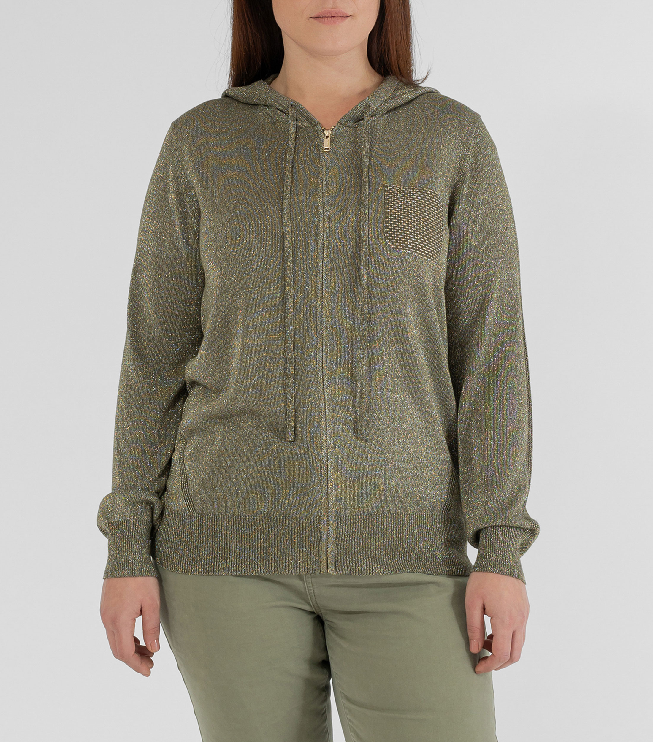 October: Suéter con cierre y capucha Mujer | El Palacio de Hierro