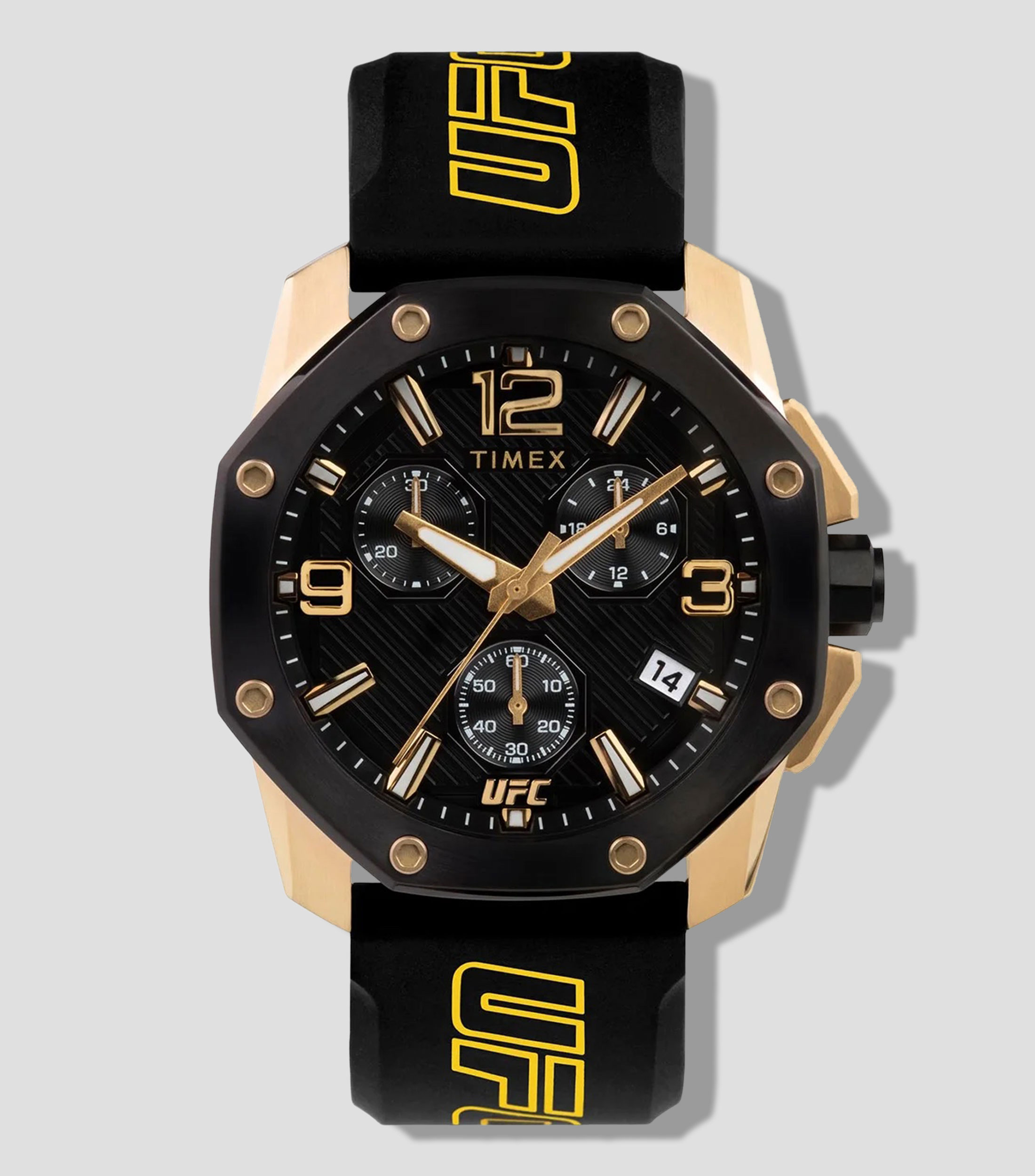 Timex Reloj para Hombre UFC Icon Casual Dorado, Negro - El Palacio de ...