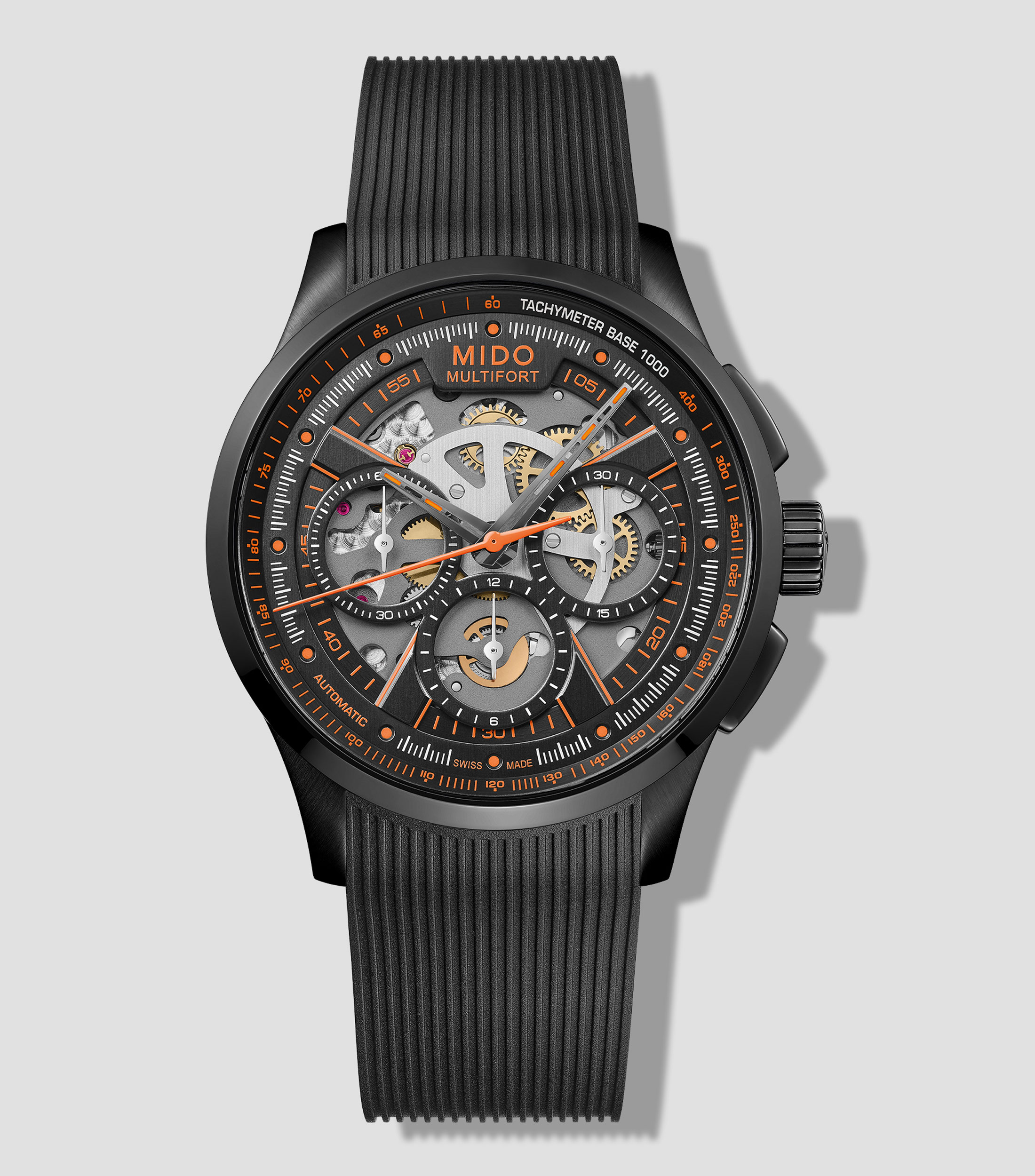 Mido Reloj Skeleton Chrono para Hombre Casual Negro |El Palacio de Hierro