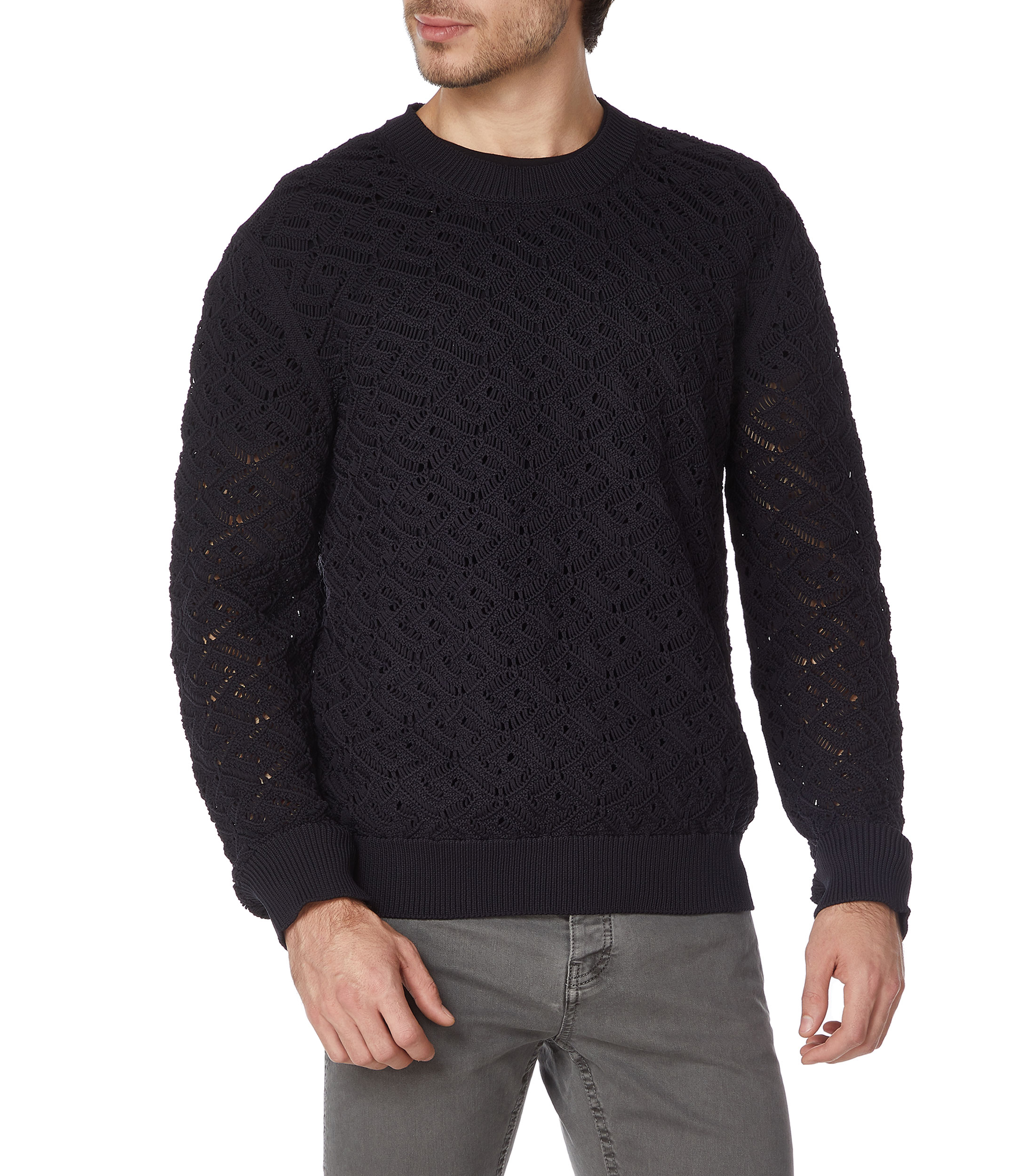 Versace Suéter con cuello redondo Hombre - El Palacio de Hierro