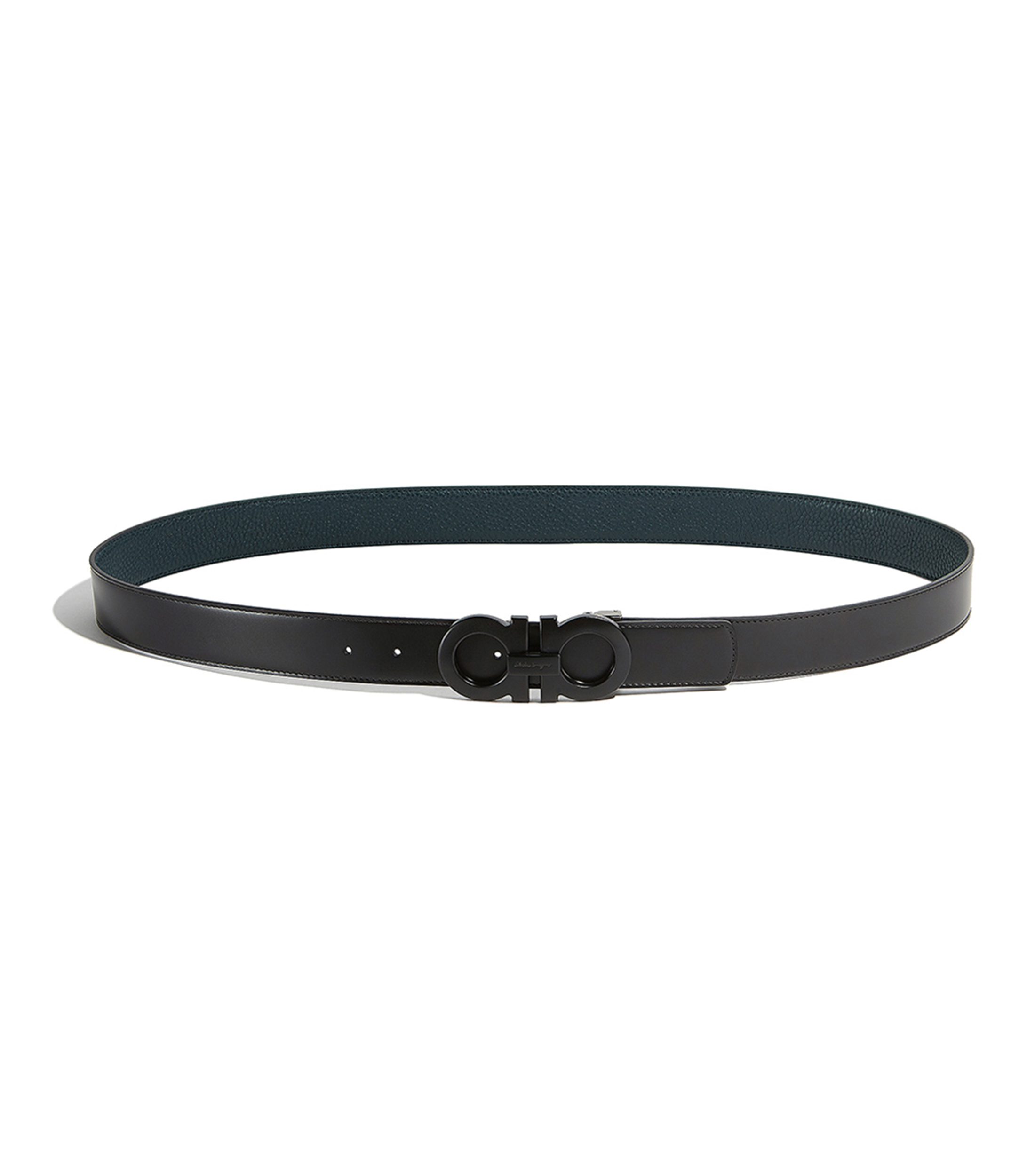 Ferragamo Cinturón Ajustable Reversible en piel bicolor Hombre - El ...