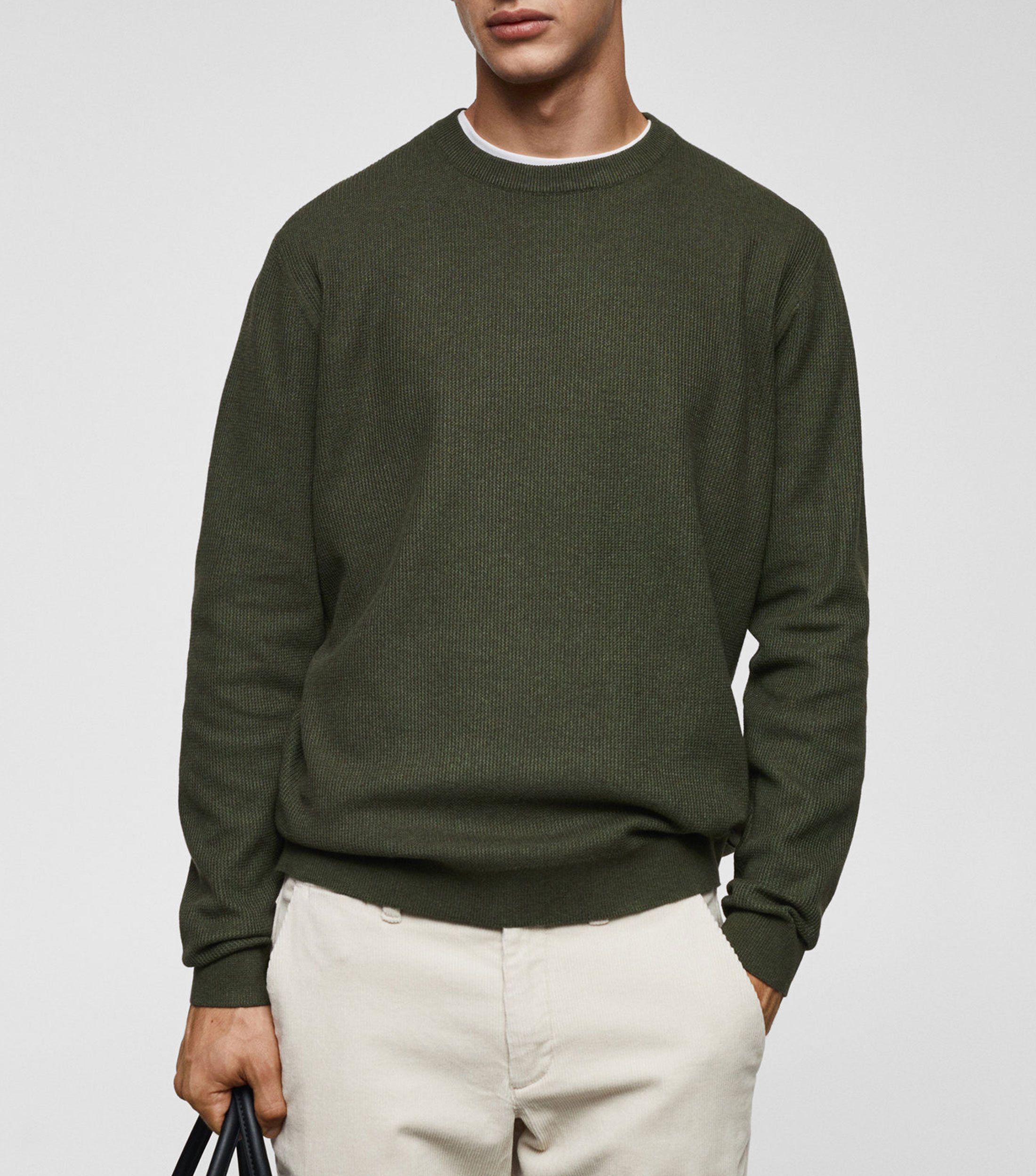 Mango Suéter cuello redondo Hombre - El Palacio de Hierro