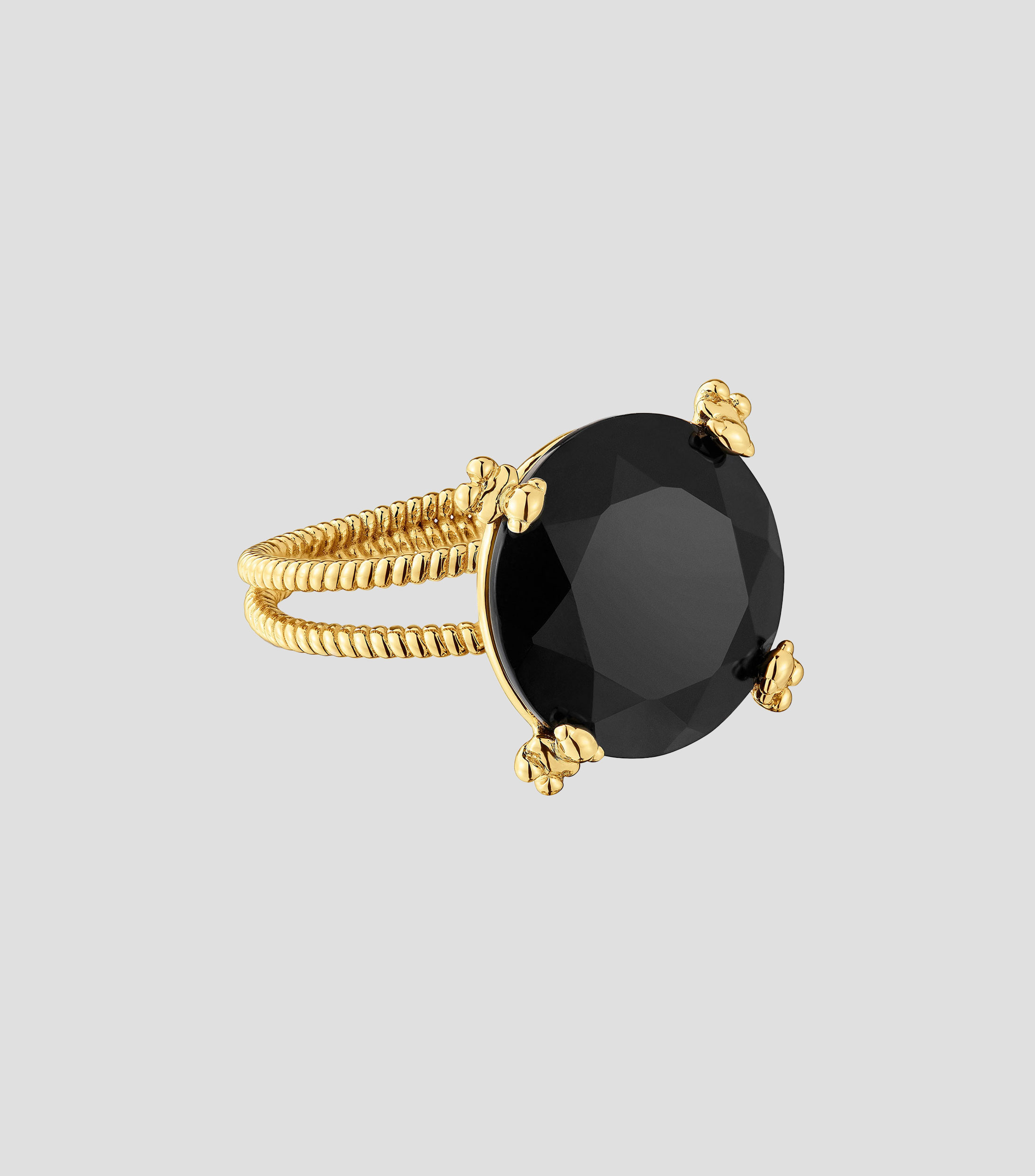 Tous Anillo en plata Tous Cachito Mío con ónix Mujer - El Palacio de Hierro