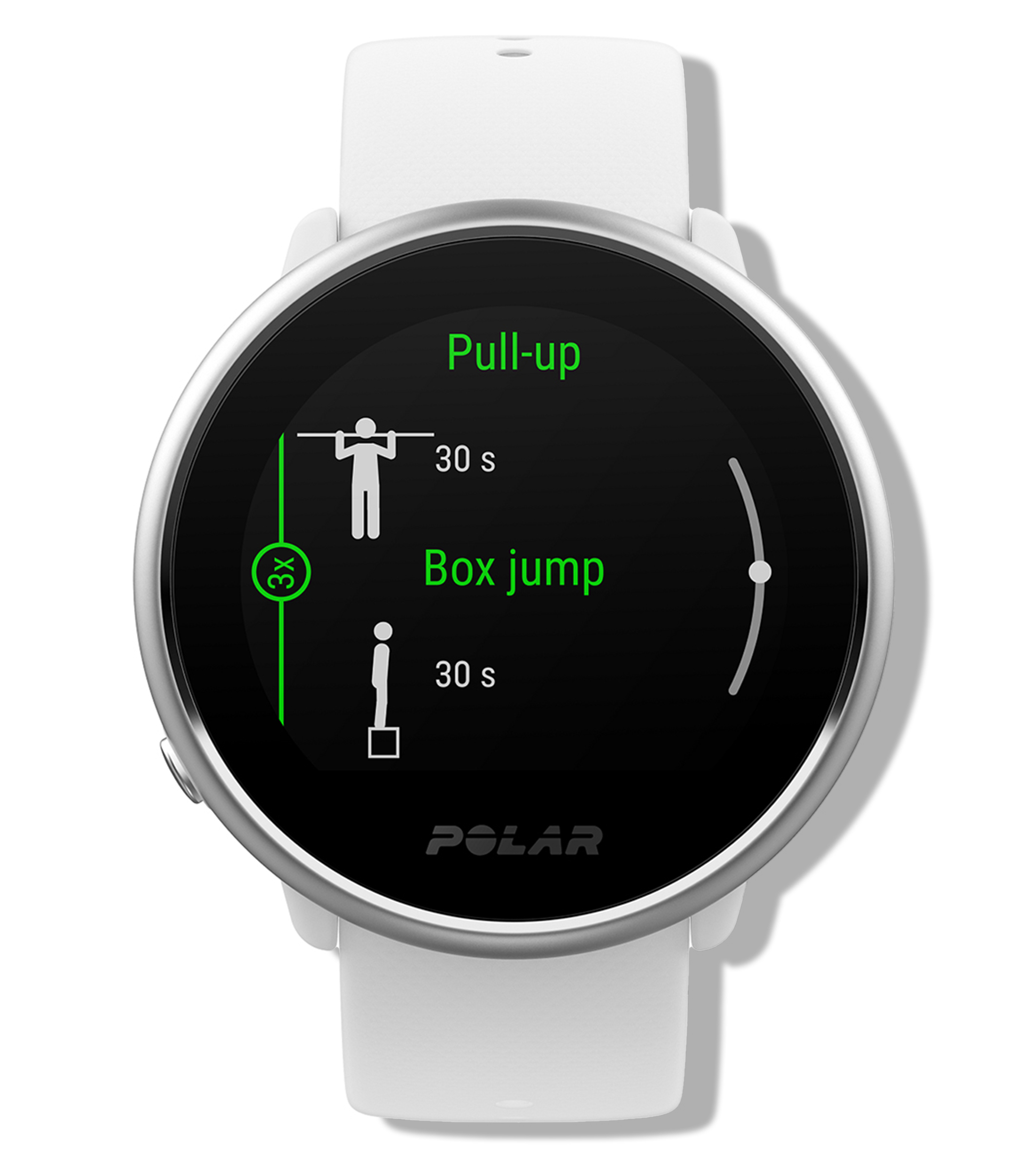 Polar Monitor Deportivo Ignite Blanco para Entrenamiento - El Palacio ...