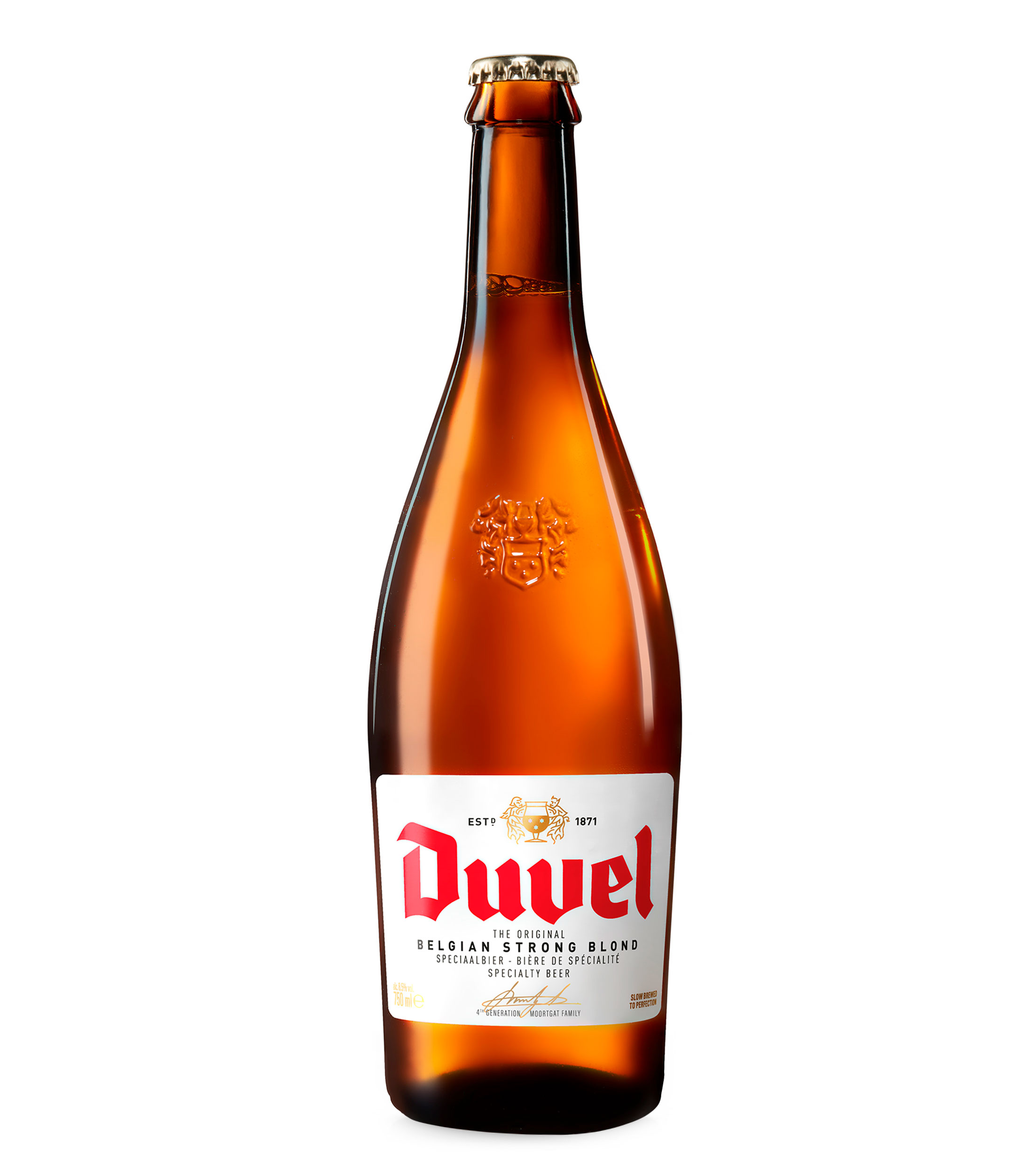 Duvel: Cerveza clara Moortgat Duvel Belgian Strong Blond, 750 ml | El ...