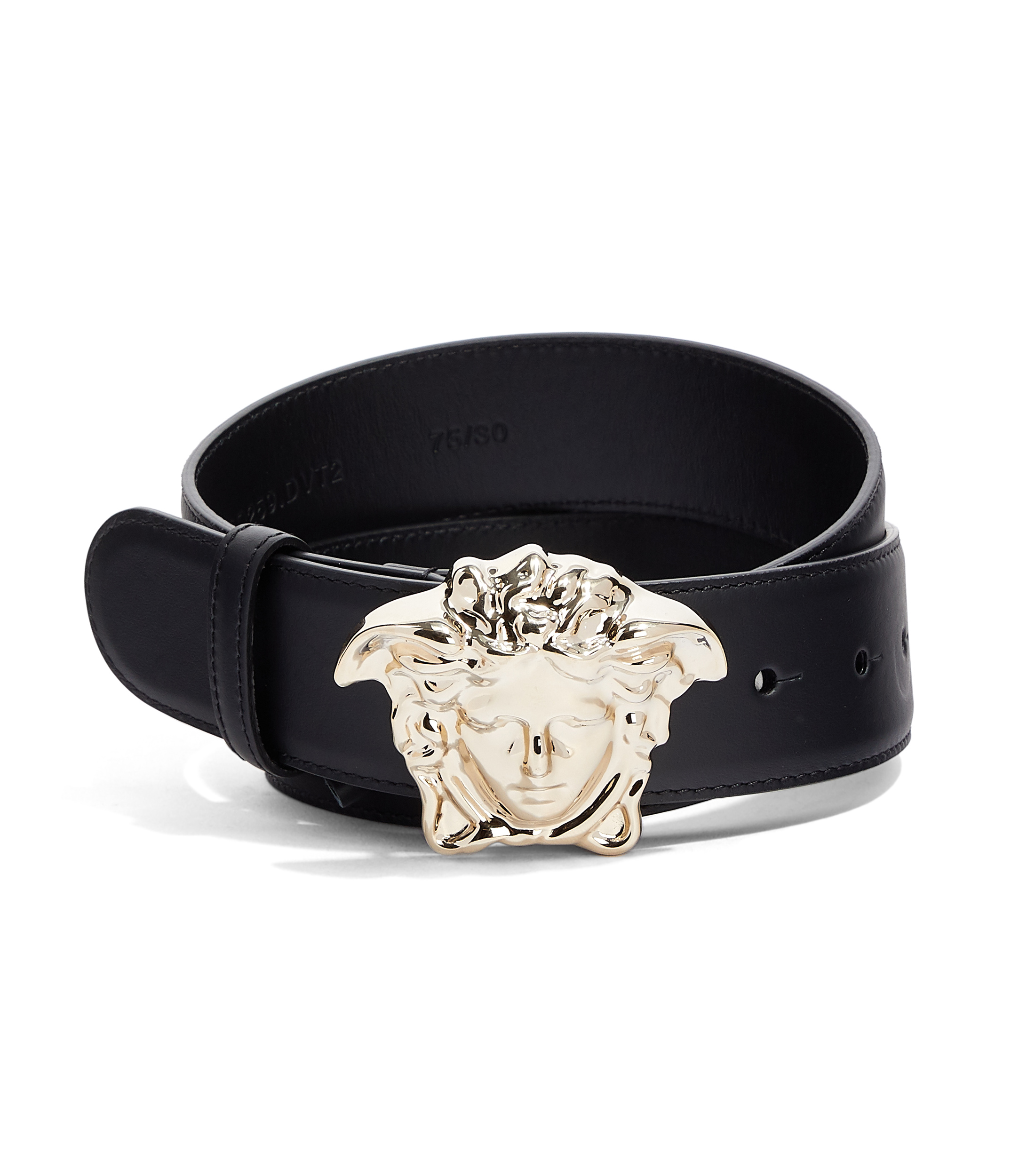 Versace Cinturón en piel negro Mujer - El Palacio de Hierro