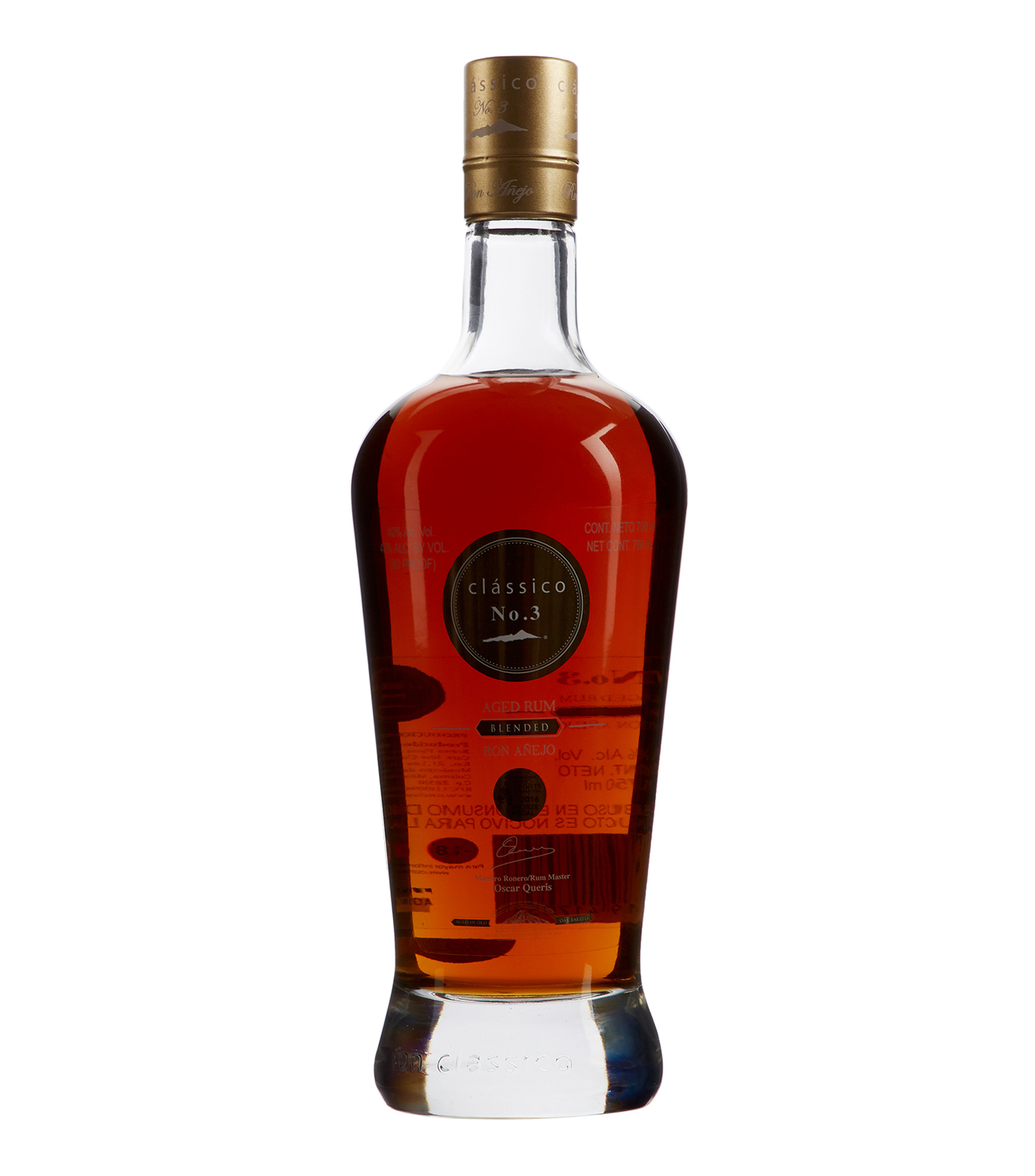 Classico No. 3 Ron Clássico No. 3, 750 ml - El Palacio de Hierro