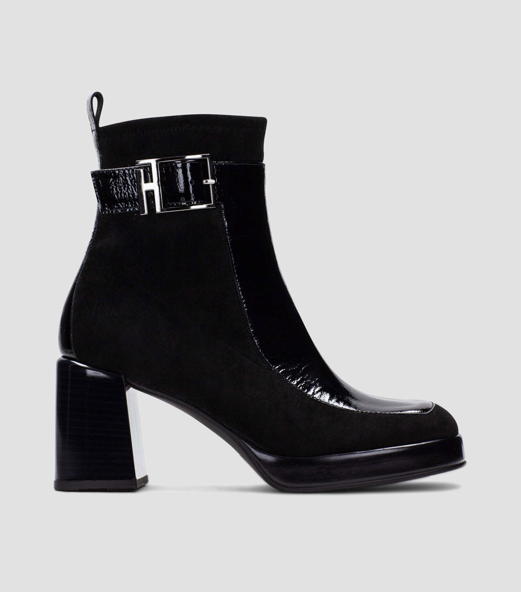 Hispanitas: Botines Tokio de tacón alto ancho Mujer | El Palacio de Hierro