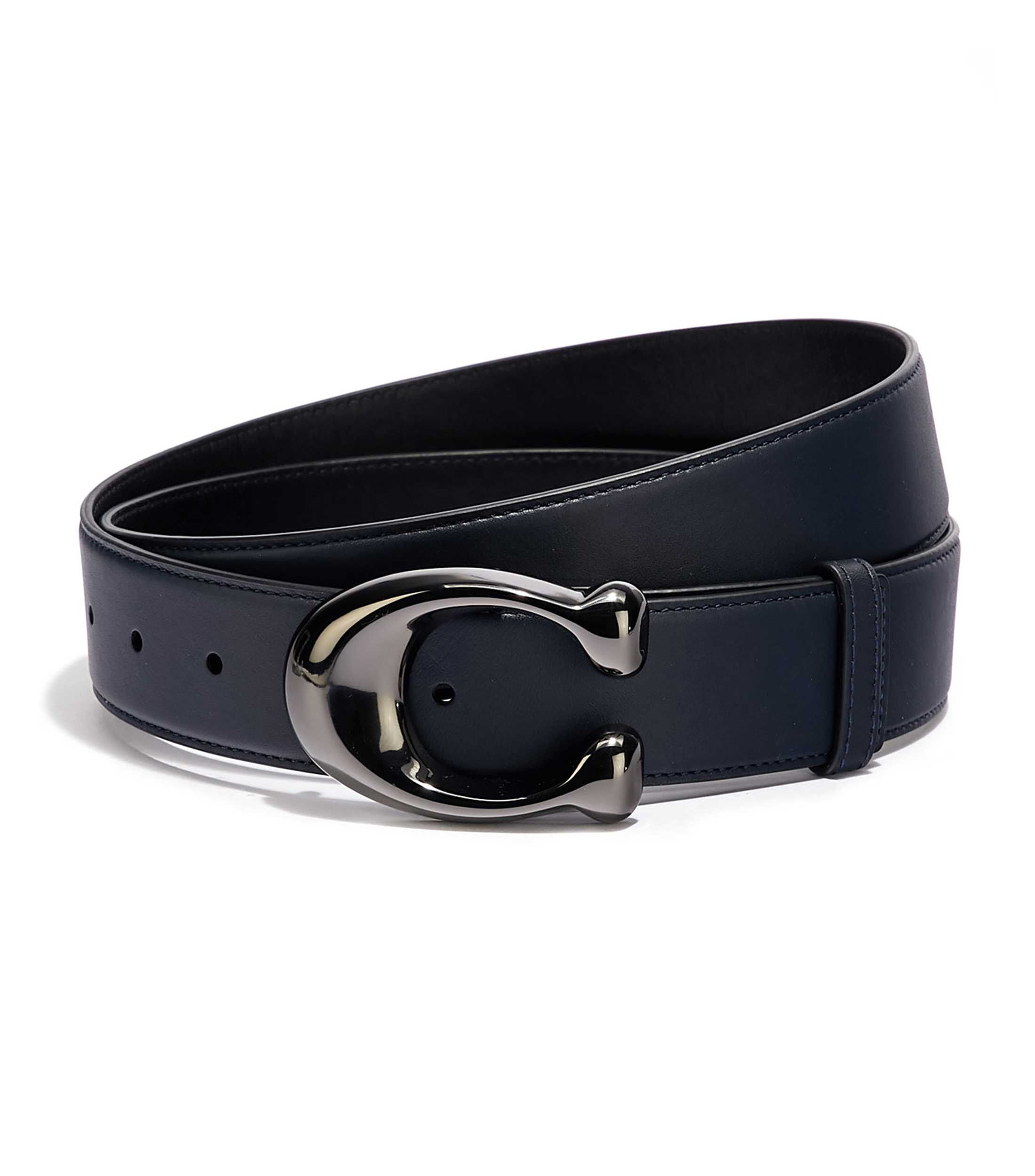 COACH Cinturón en piel negra Hombre - El Palacio de Hierro