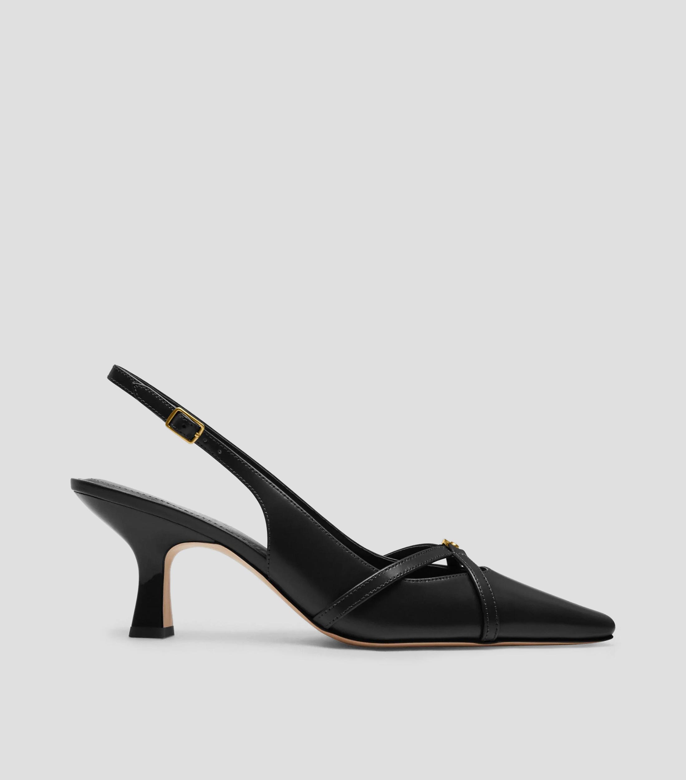 COACH: Zapatillas slingback Rowyn con tacón medio de aguja Mujer | El ...