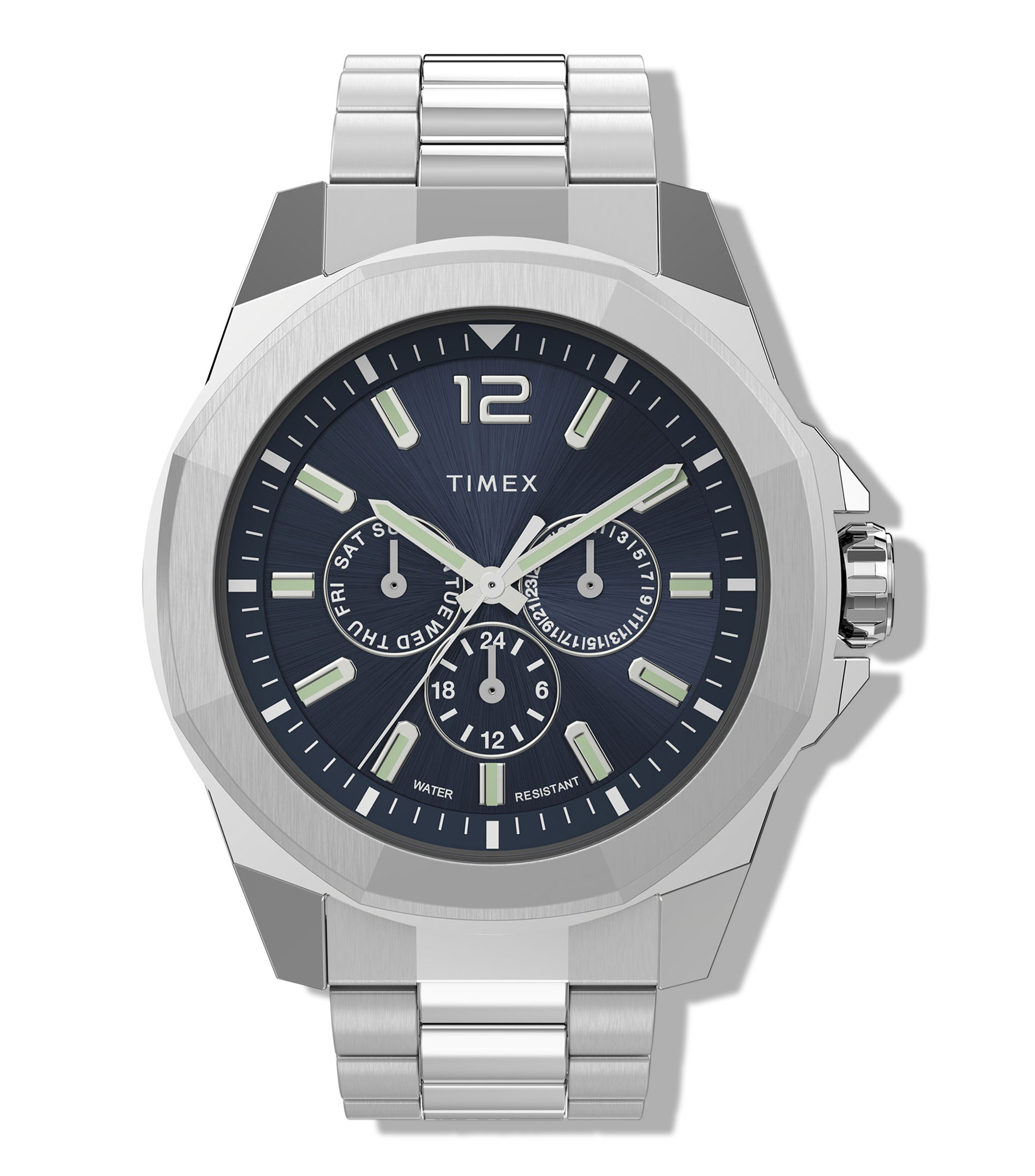 Timex Reloj para Hombre Essex Avenue Casual Plateado - El Palacio de Hierro