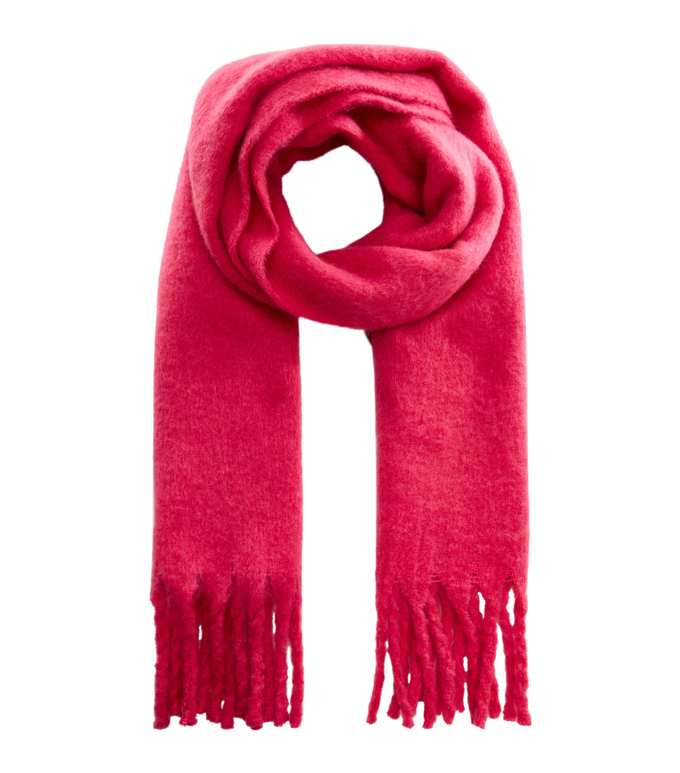Mango Bufanda rojo fresa Mujer - El Palacio de Hierro
