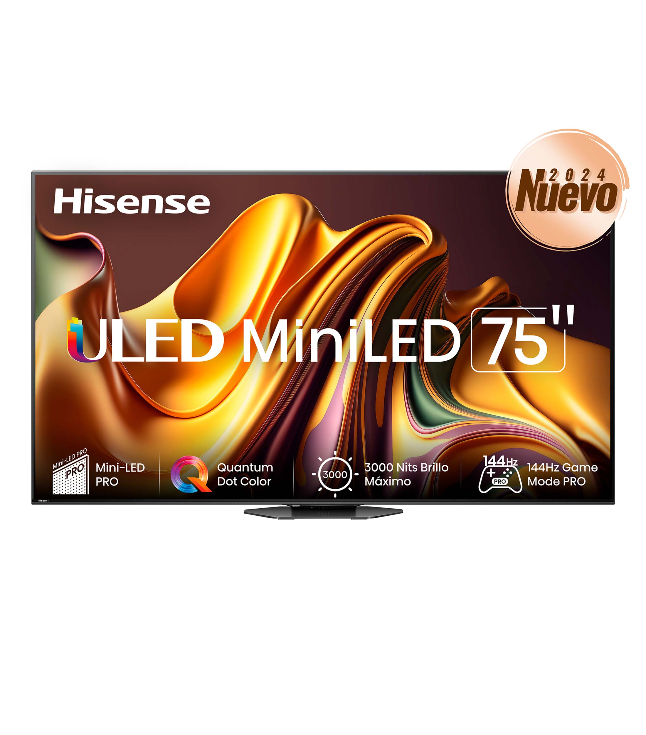 Hisense: Pantalla 75" Plana Mini LED 4K Google TV 75U8N | El Palacio de ...