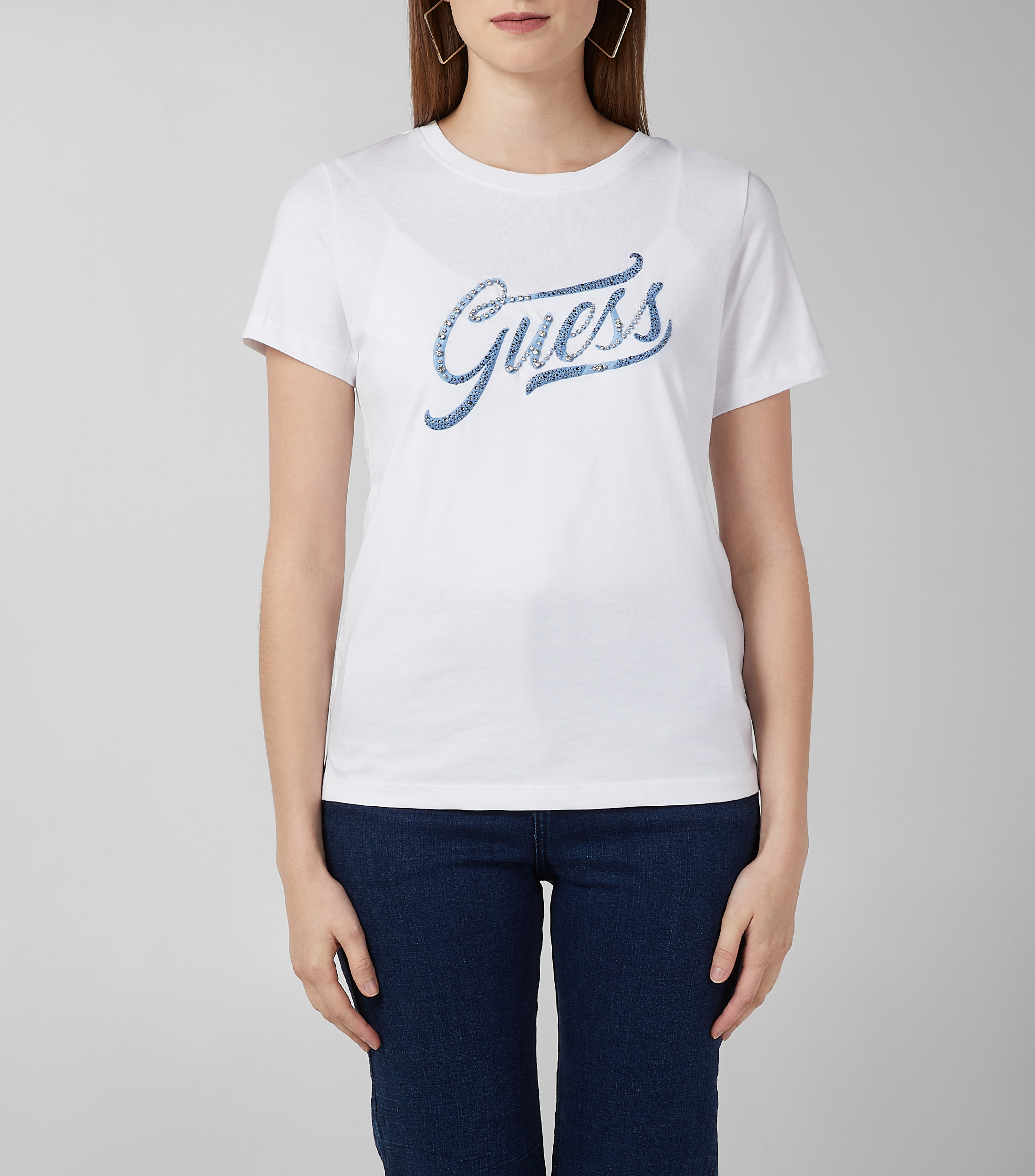 Guess: Playera Cuello Redondo Manga Corta Mujer | El Palacio de Hierro