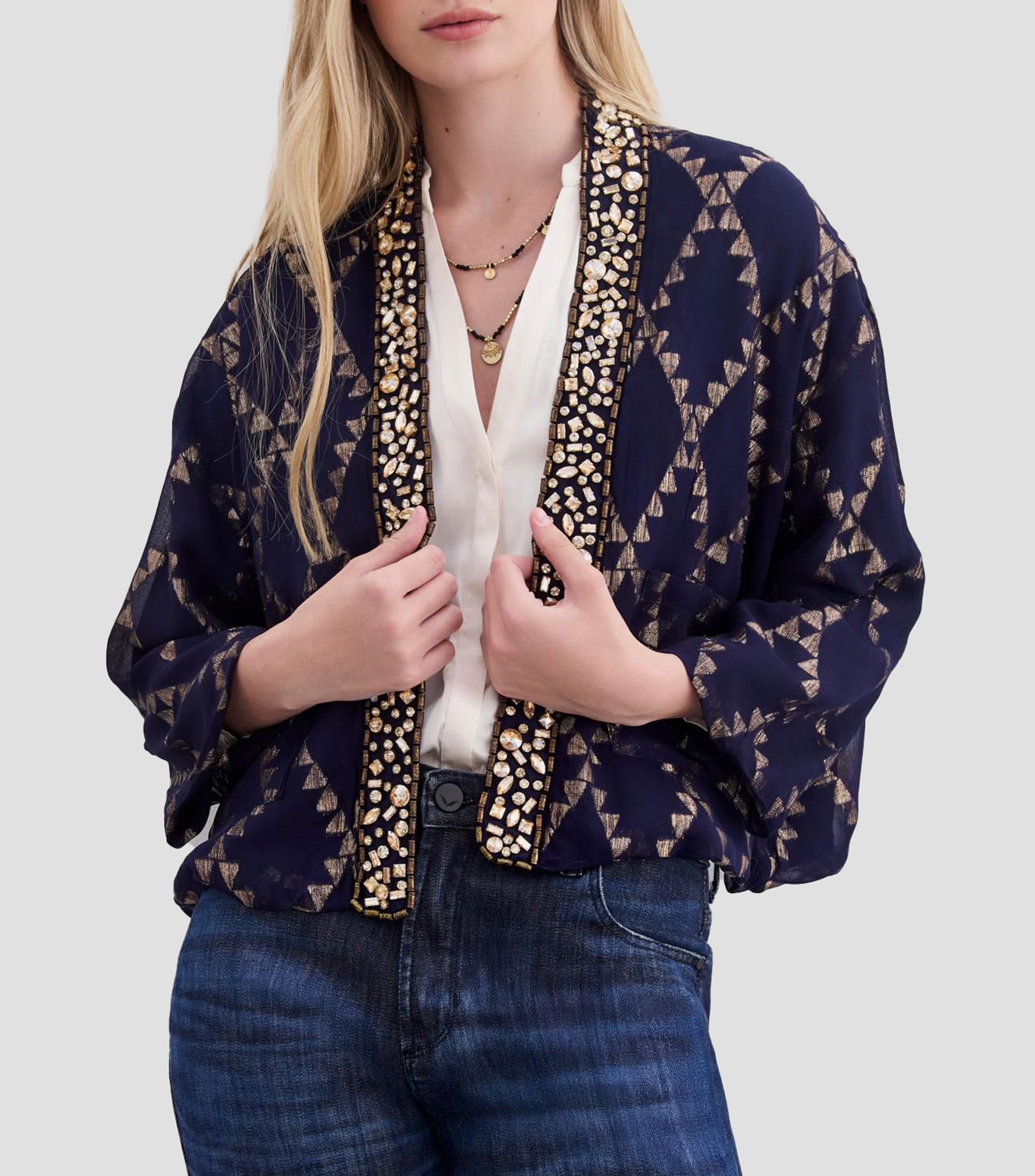 Rapsodia Kimono Corto estampado Mujer |El Palacio de Hierro