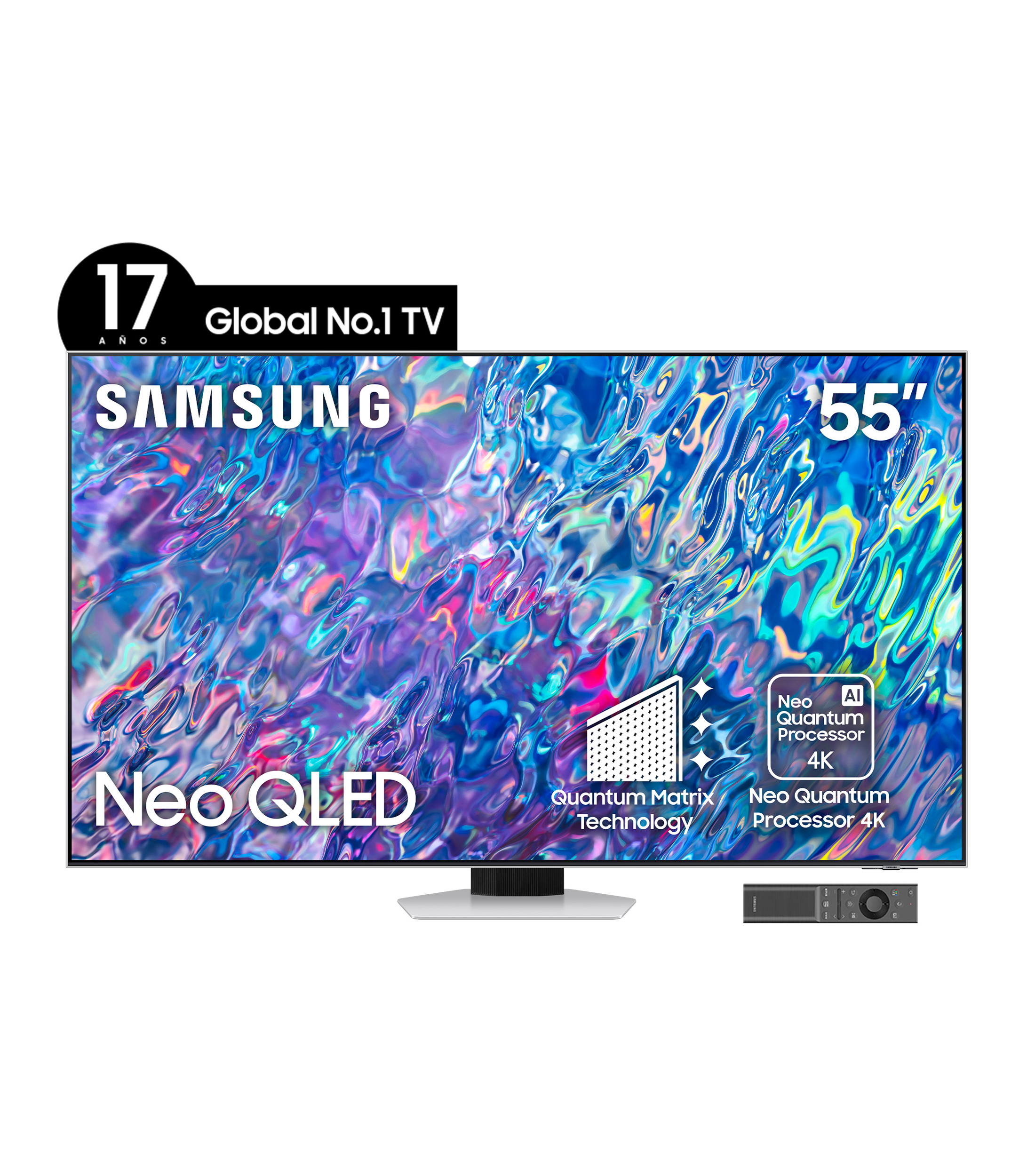 Samsung: Pantalla 55 pulgadas Plana NEO QLED 4K QN55QN85BAFXZX | El ...