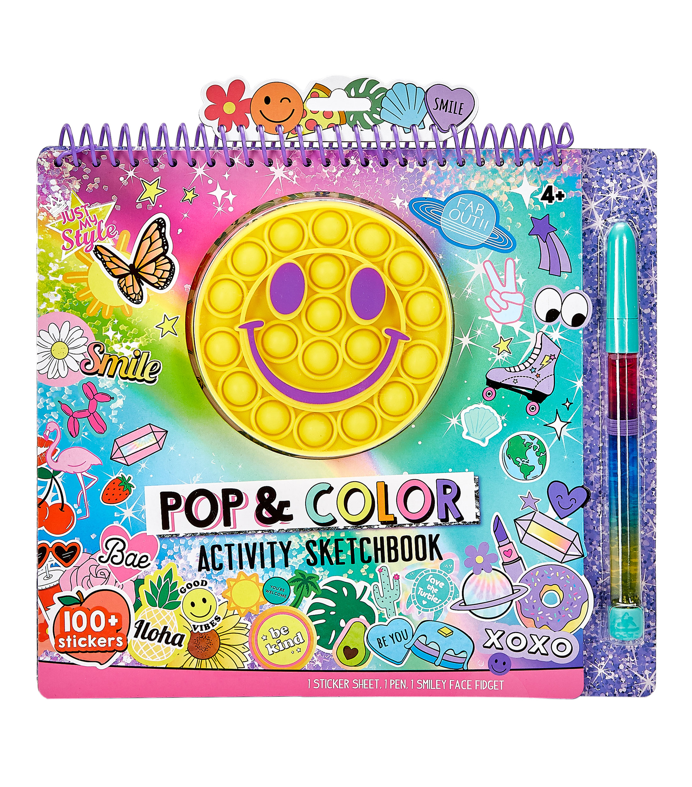 Sansabell Set de Cuaderno de Actividades "Pop & Color Activity" Niña ...