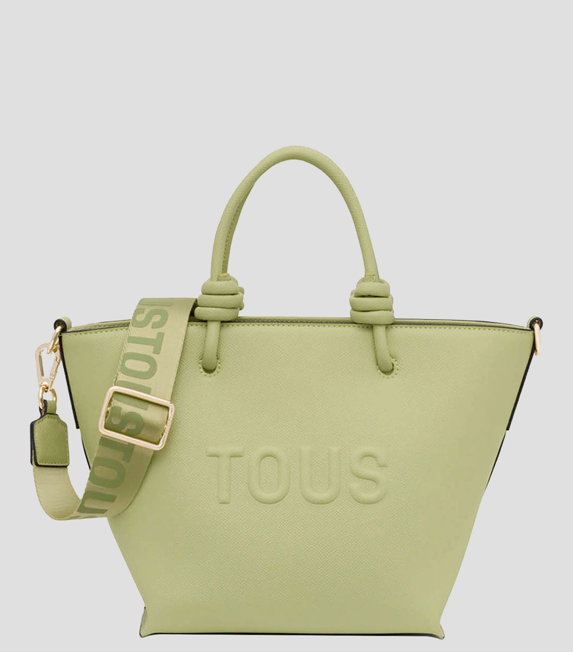 Tous: Bolso Tote verde liso Mujer | El Palacio de Hierro