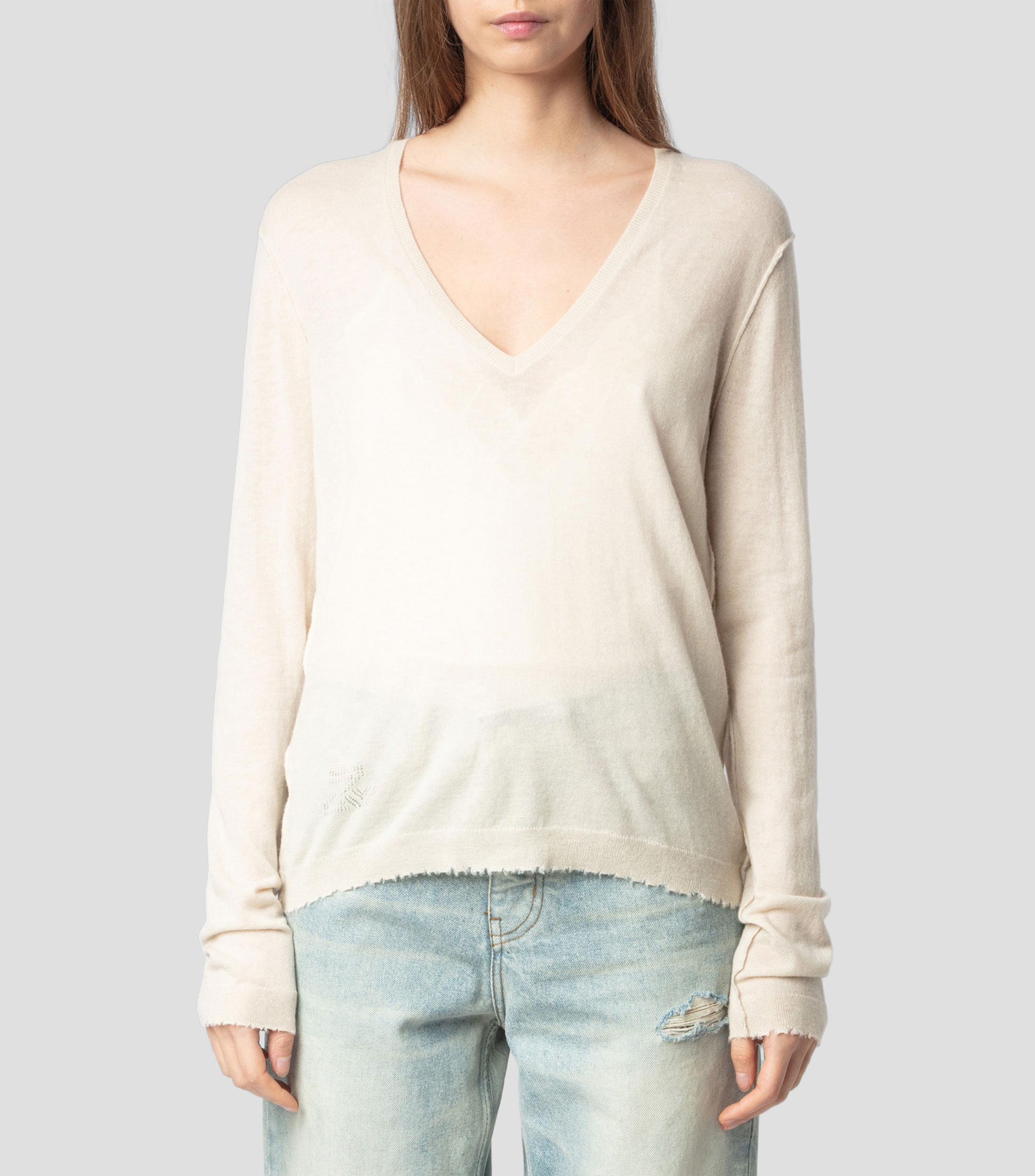 ZADIG & VOLTAIRE_B634_Zadig & Voltaire Suéter Cuello V Mujer |El Palacio de Hierro