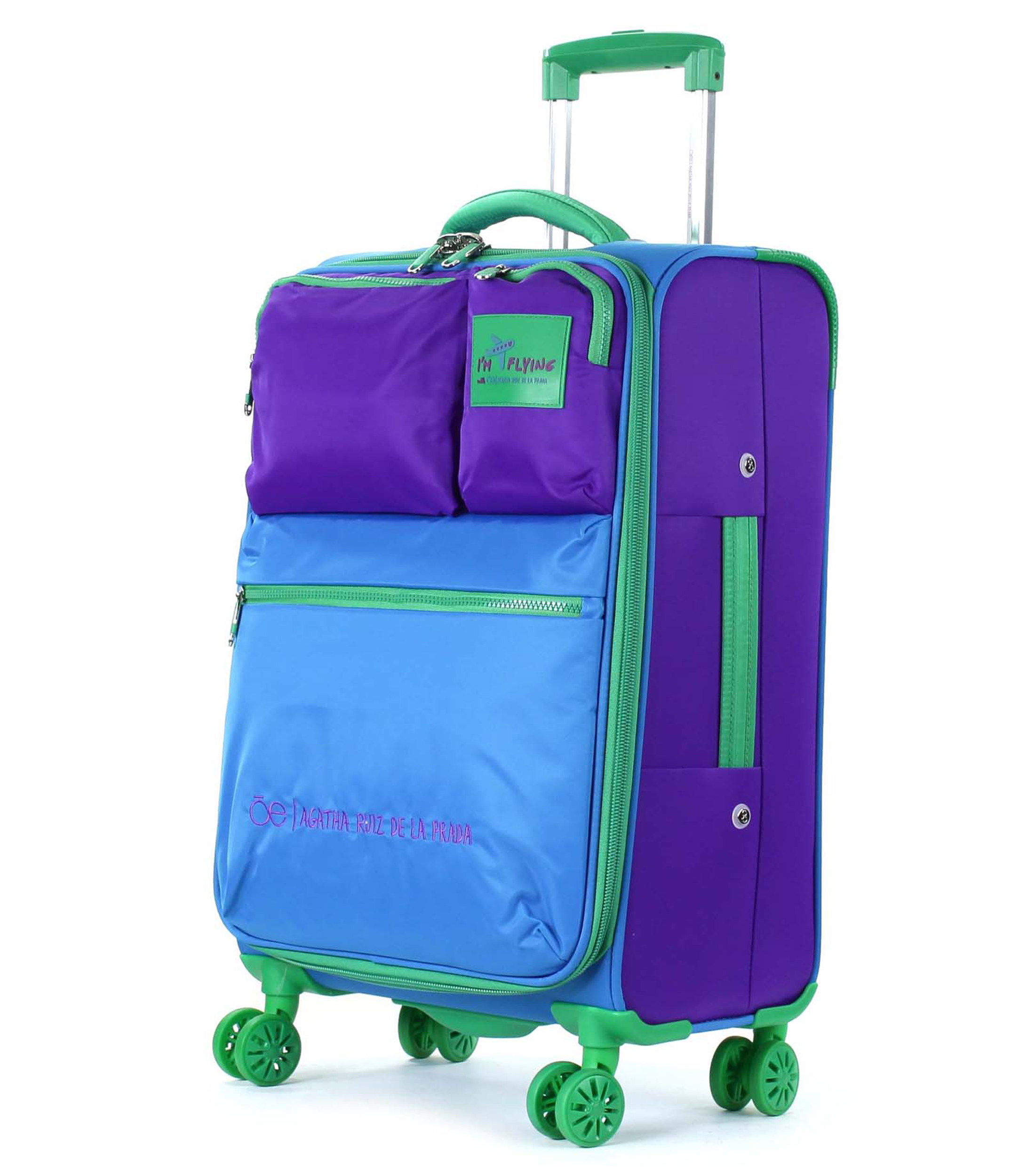 Clóe Maleta de Viaje Agatha Ruiz de la Prada morada - El Palacio de Hierro