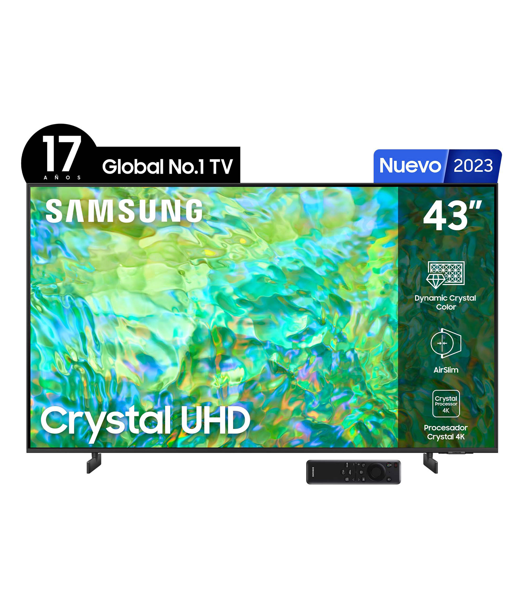 Samsung: Pantalla 43 Pulgadas Plana Crystal UHD 4K UN43CU8000FXZX | El ...