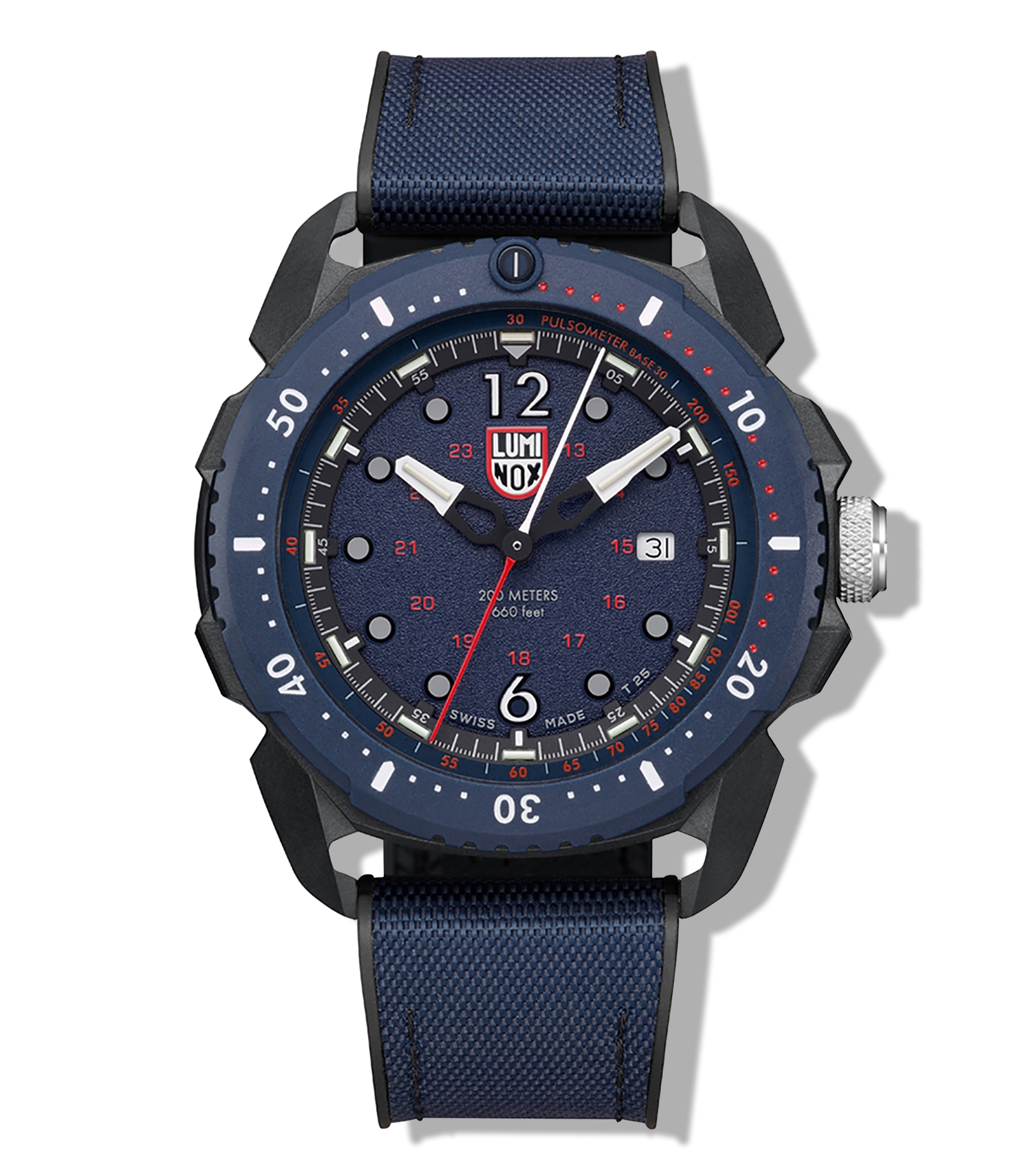 Luminox Reloj para Hombre Ice Sar Arktic 1050 Series De Vestir Negro ...