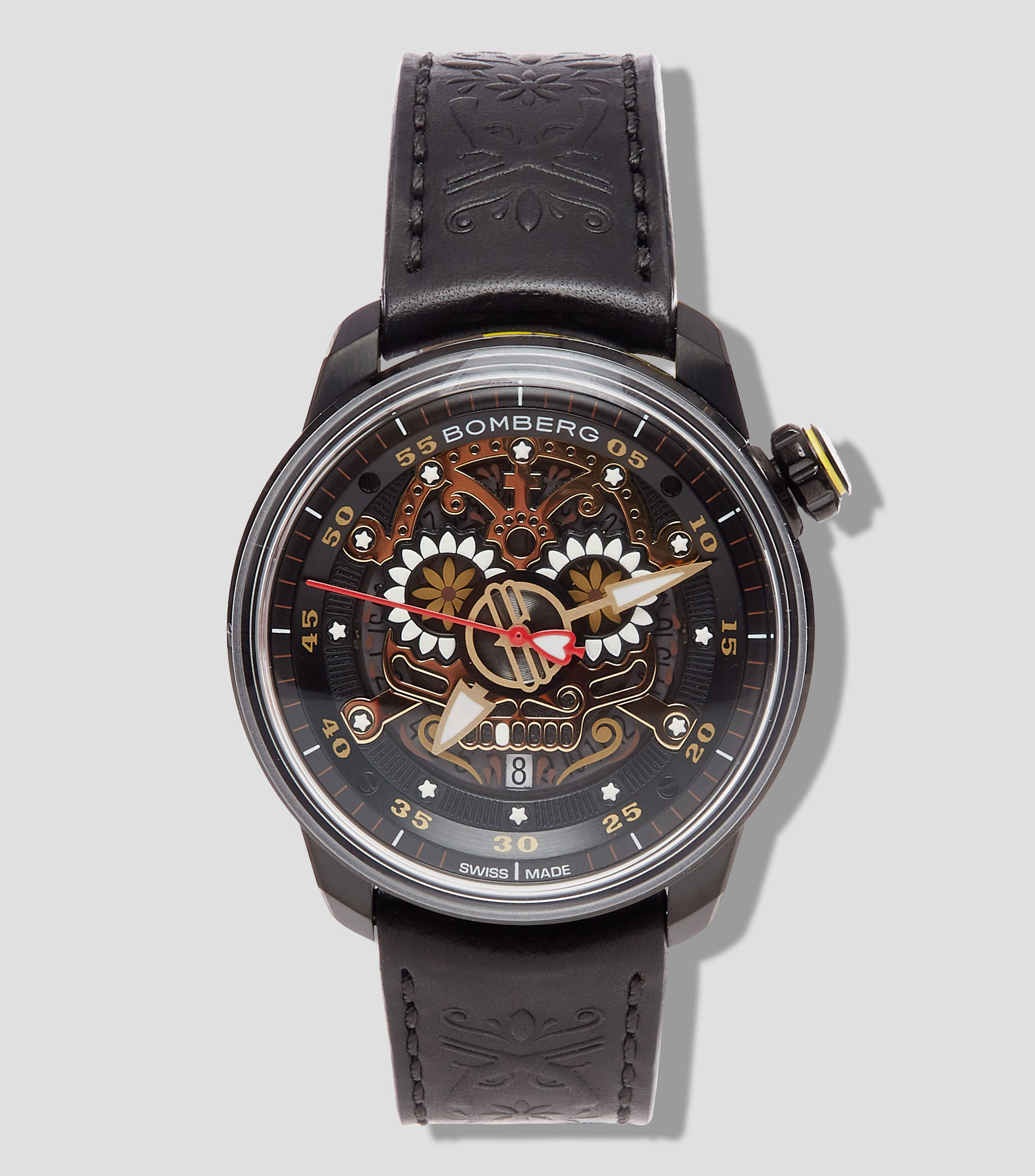Bomberg Reloj BB 01 Skull Mariachi Hombre - El Palacio de Hierro