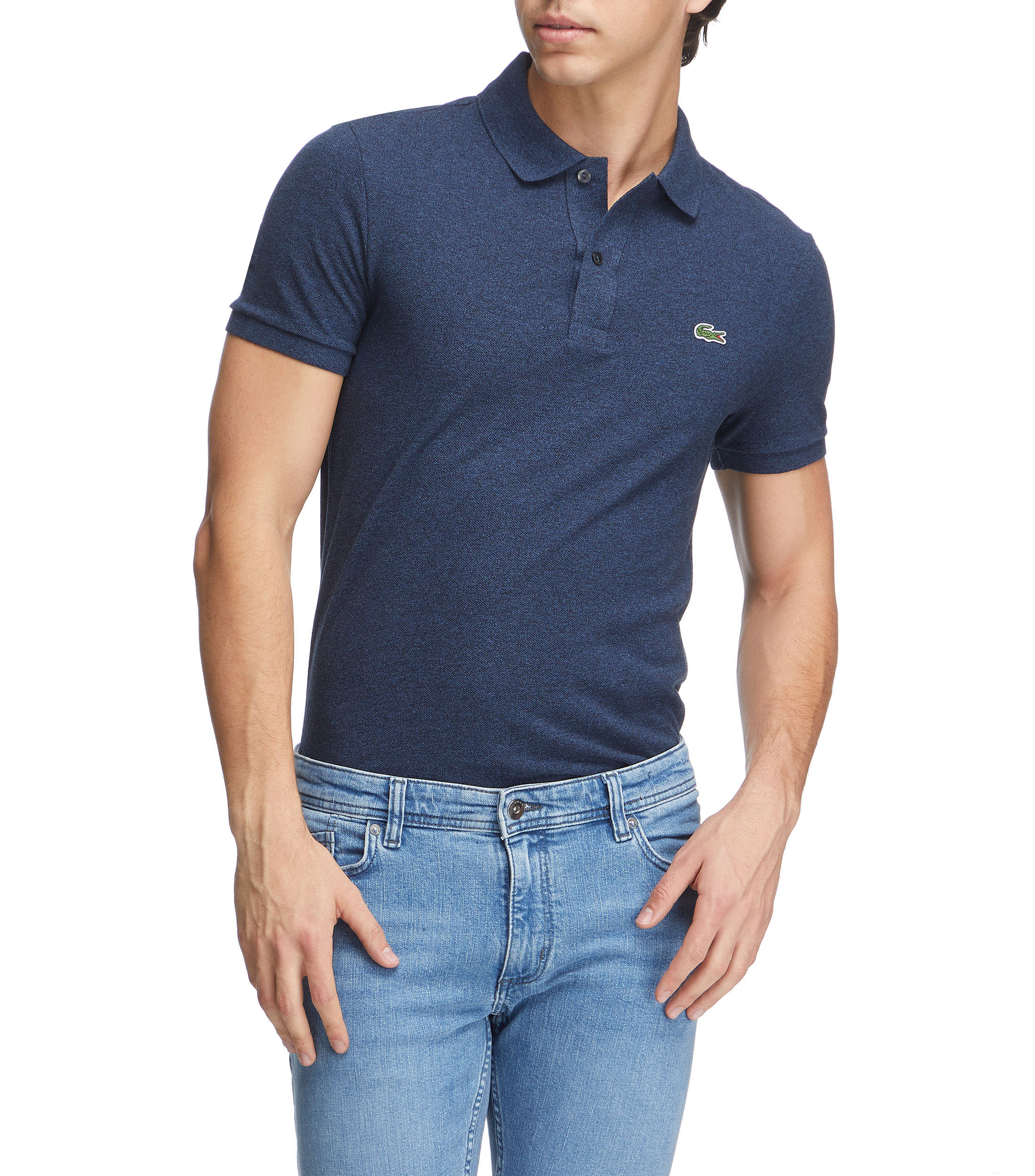 Lacoste Playera Polo jaspeada Hombre - El Palacio de Hierro