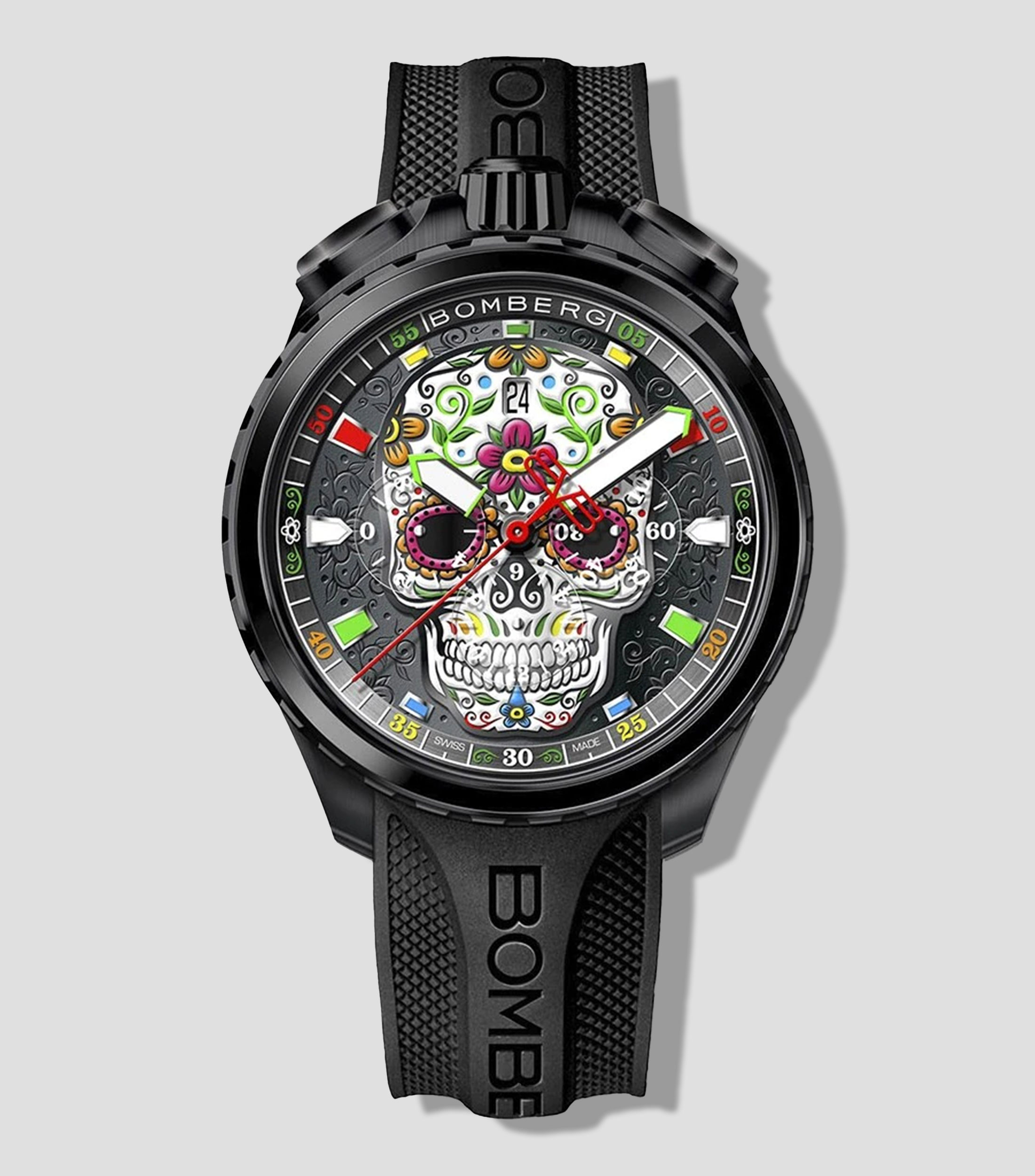 BOMBERG Reloj Bolt-68 Heritage Sugar Skull Hombre - El Palacio de Hierro