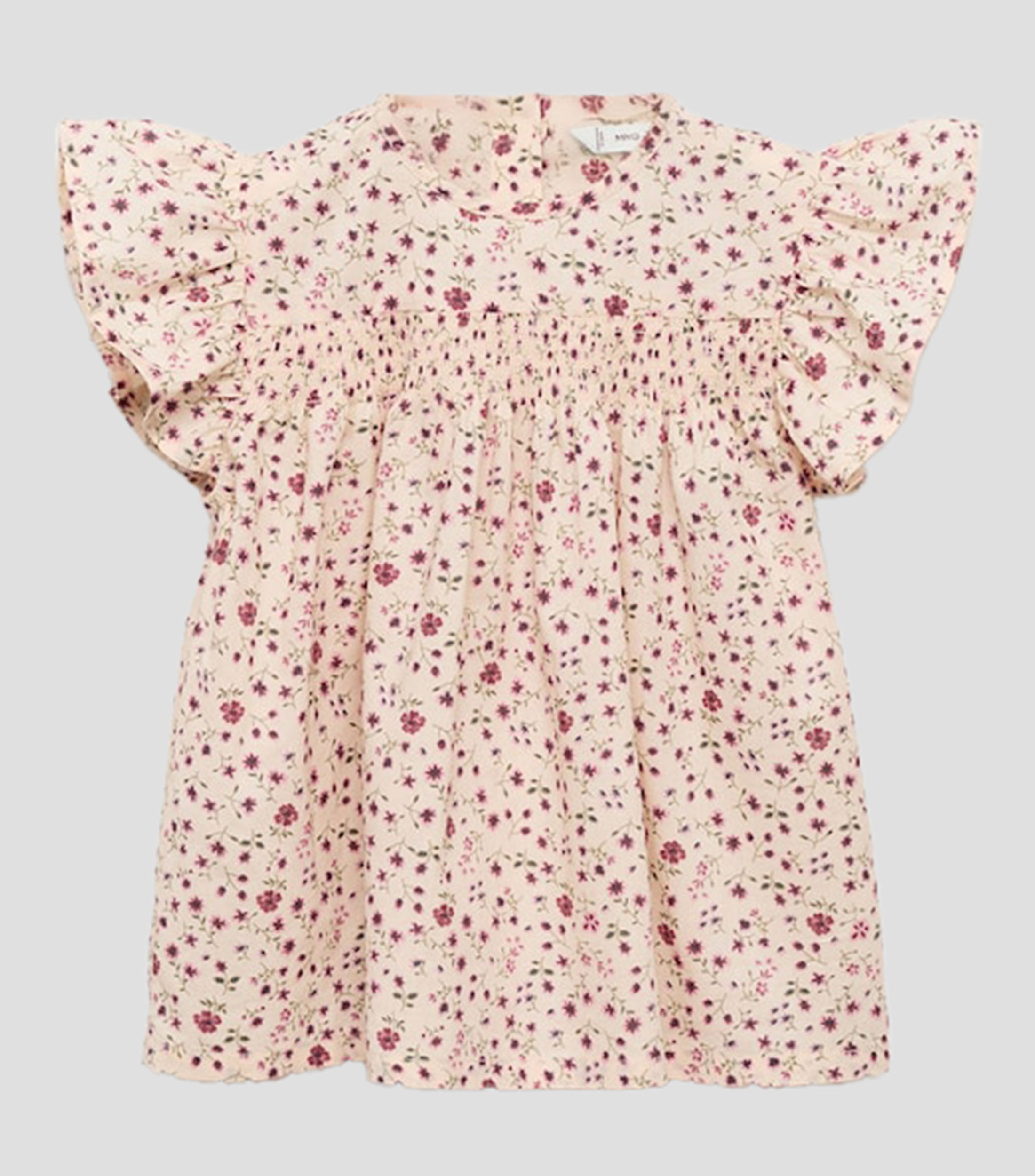 Mango Blusa con flores Niña |El Palacio de Hierro