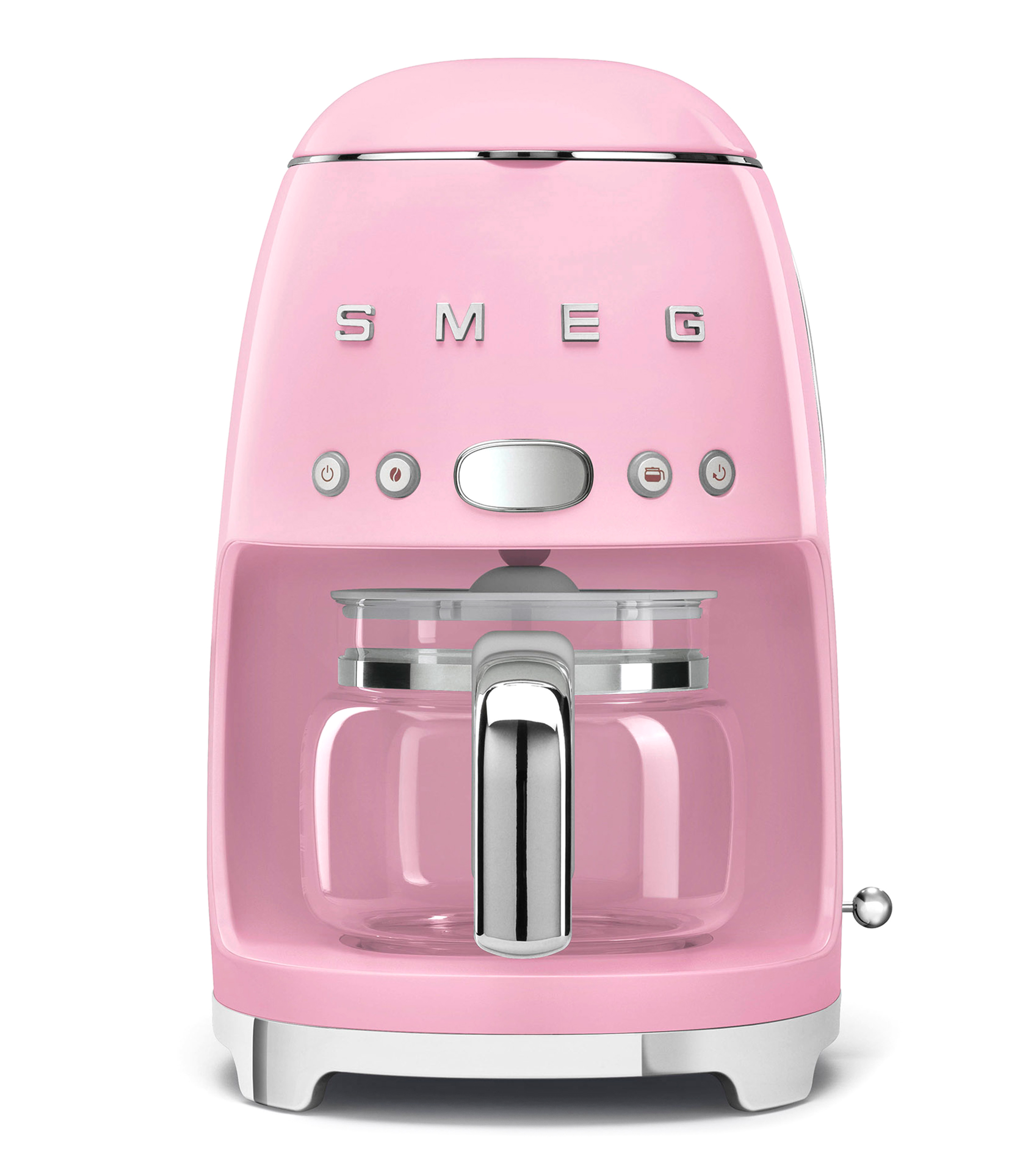 Smeg Cafetera de Goteo, para 10 Tazas, Rosa, Acero Inoxidable - El ...