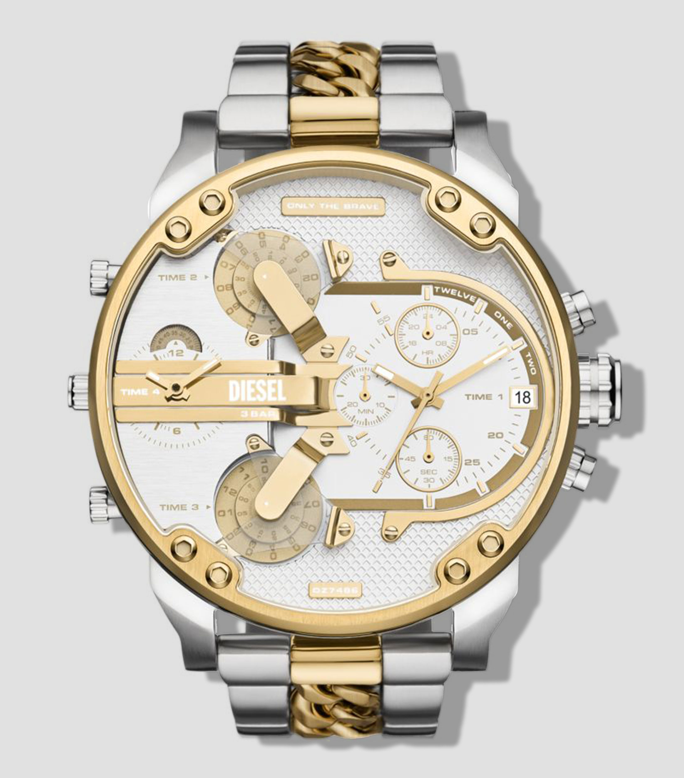 Diesel Reloj para Hombre Mr. Daddy casual dorado, plateado |El Palacio ...