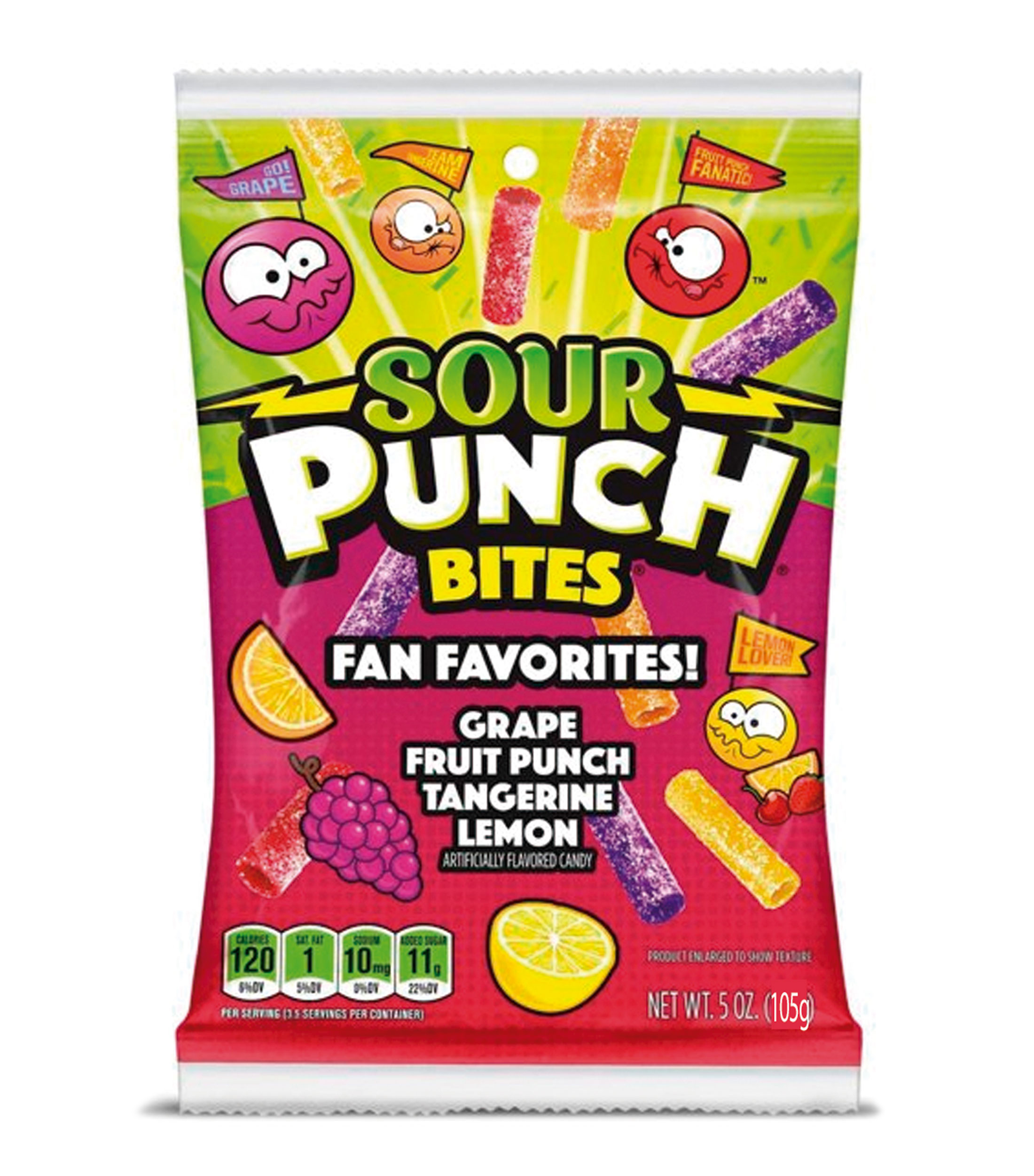 Kram | Caramelo suave Sour Punch, 105 gr | El Palacio de Hierro