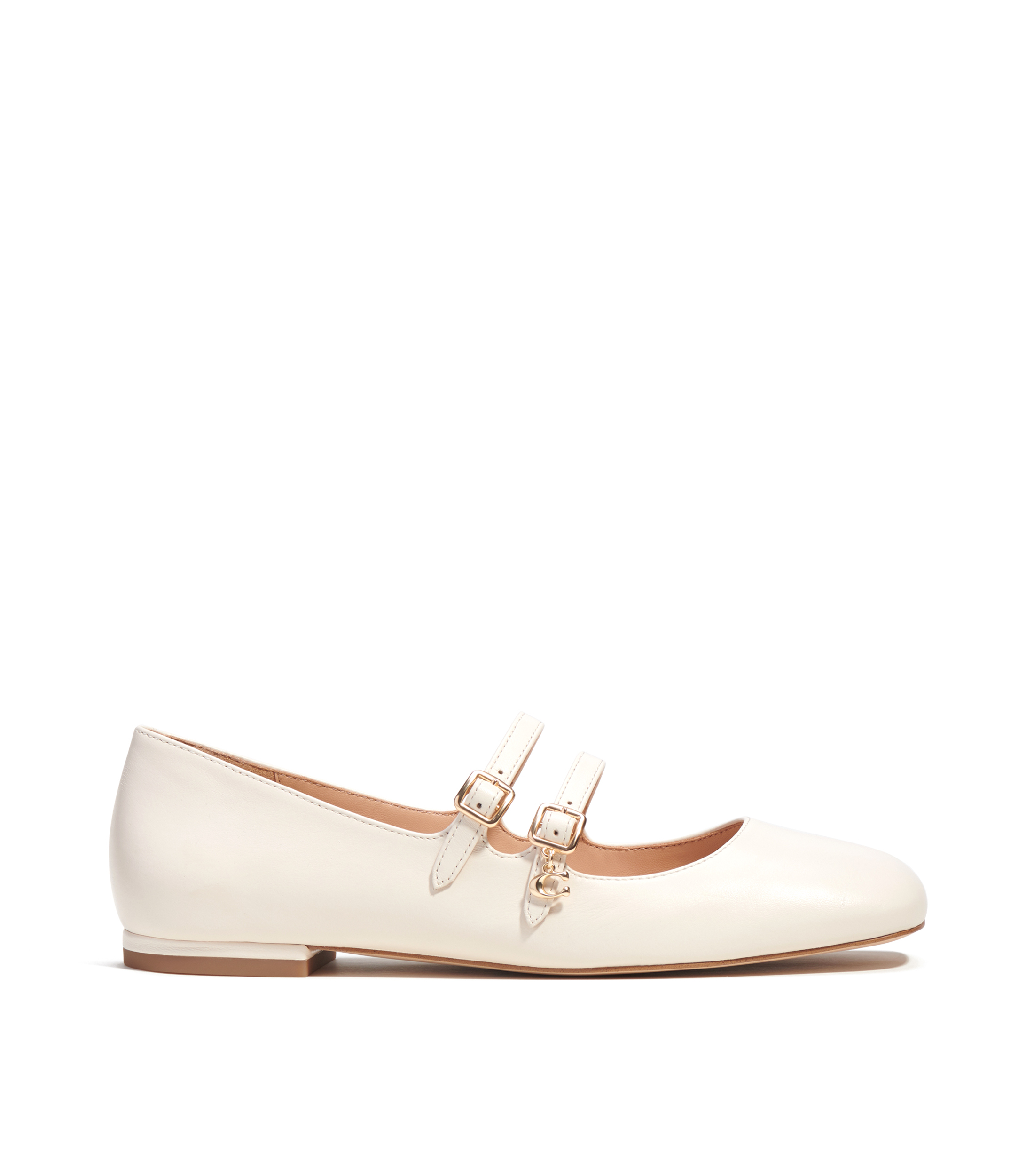 COACH: Zapatos casuales Mary Jane blancos Whitley en piel Mujer | El ...